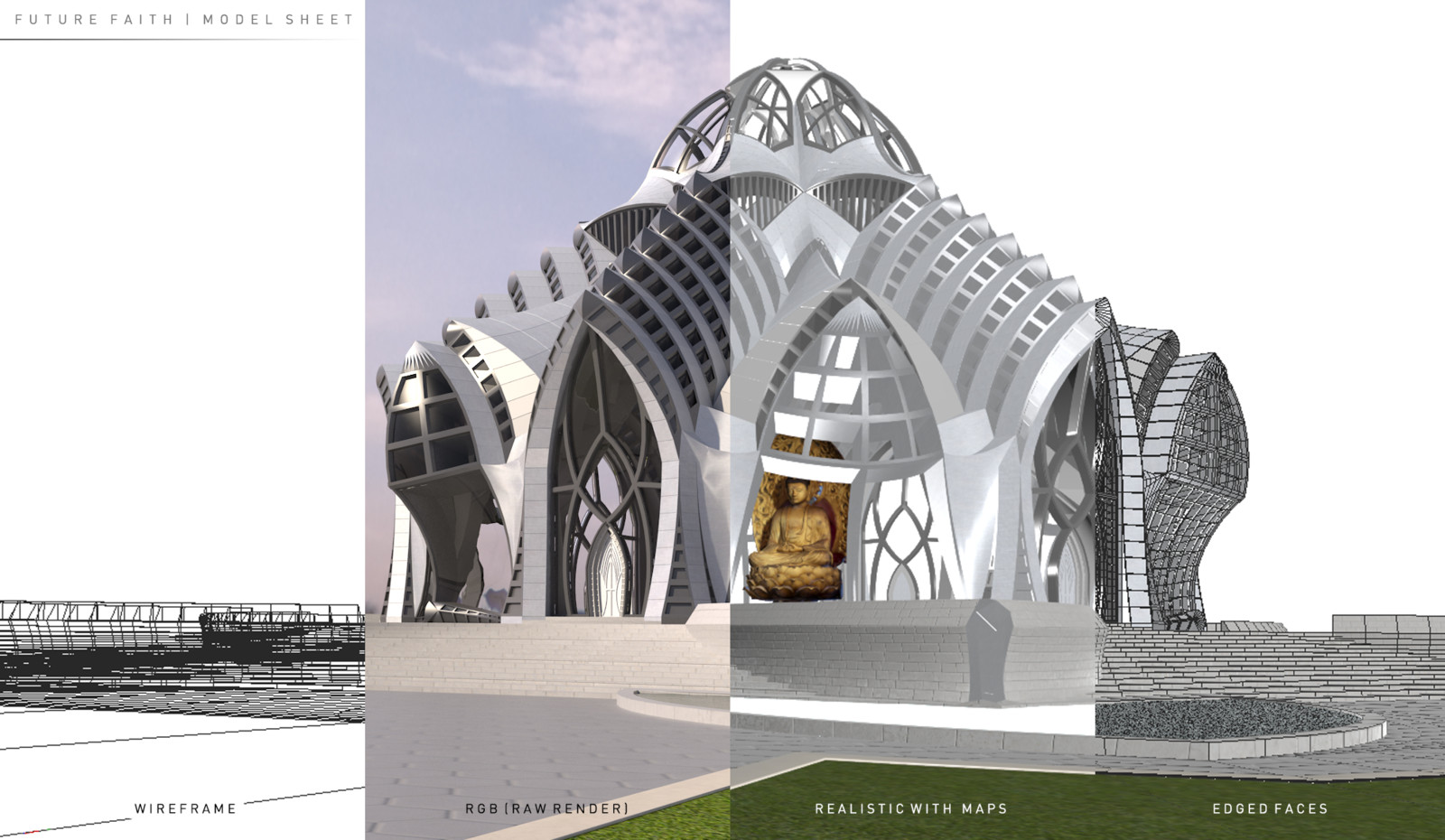 Stuart McInnes - Future Faith: Near-Future Temple Visualisation