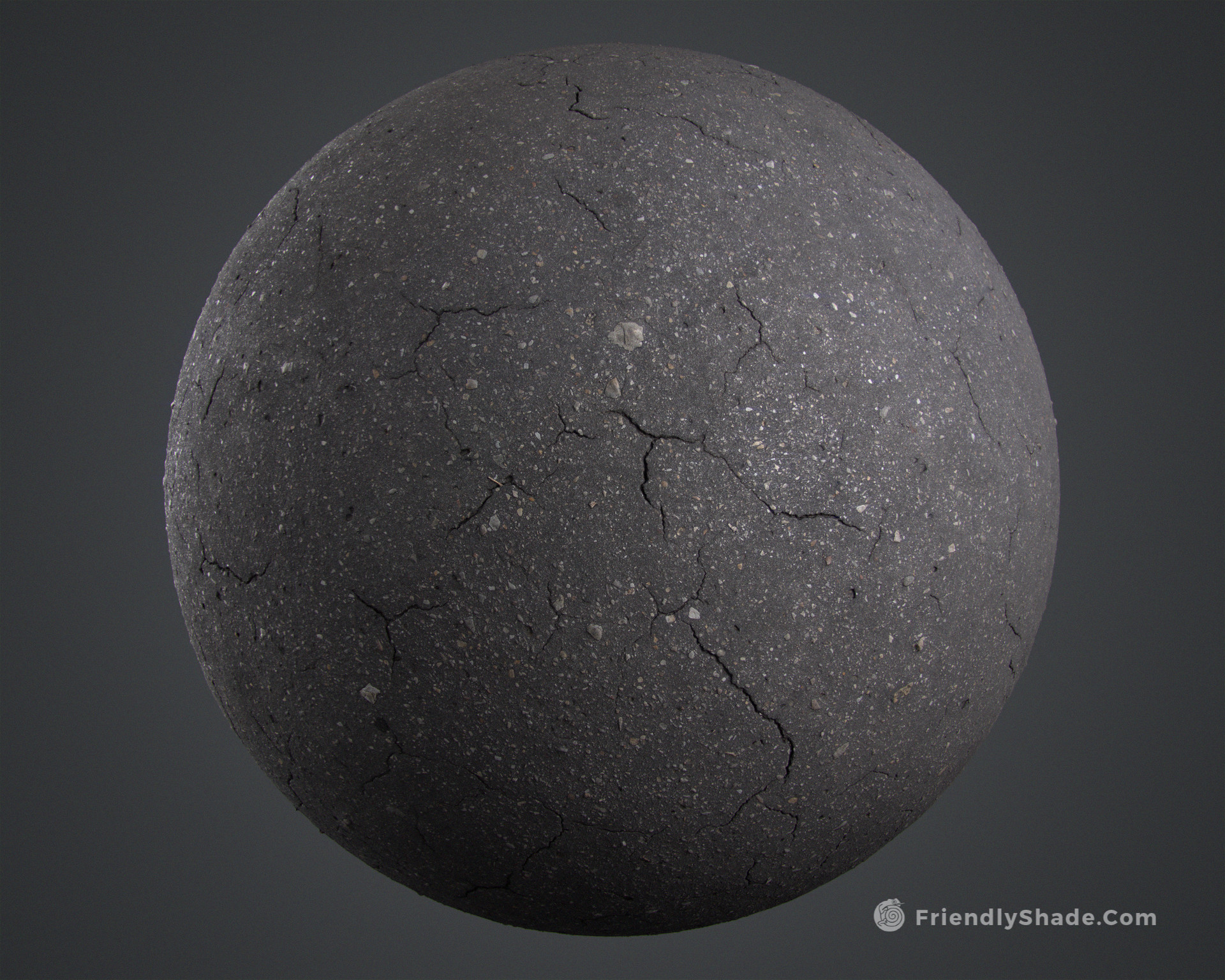 ArtStation - Friendly Shade - Cracked Asphalt Preview