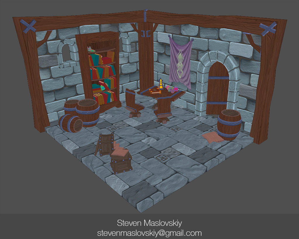 Steven Maslovskiy - Stylized Dungeon