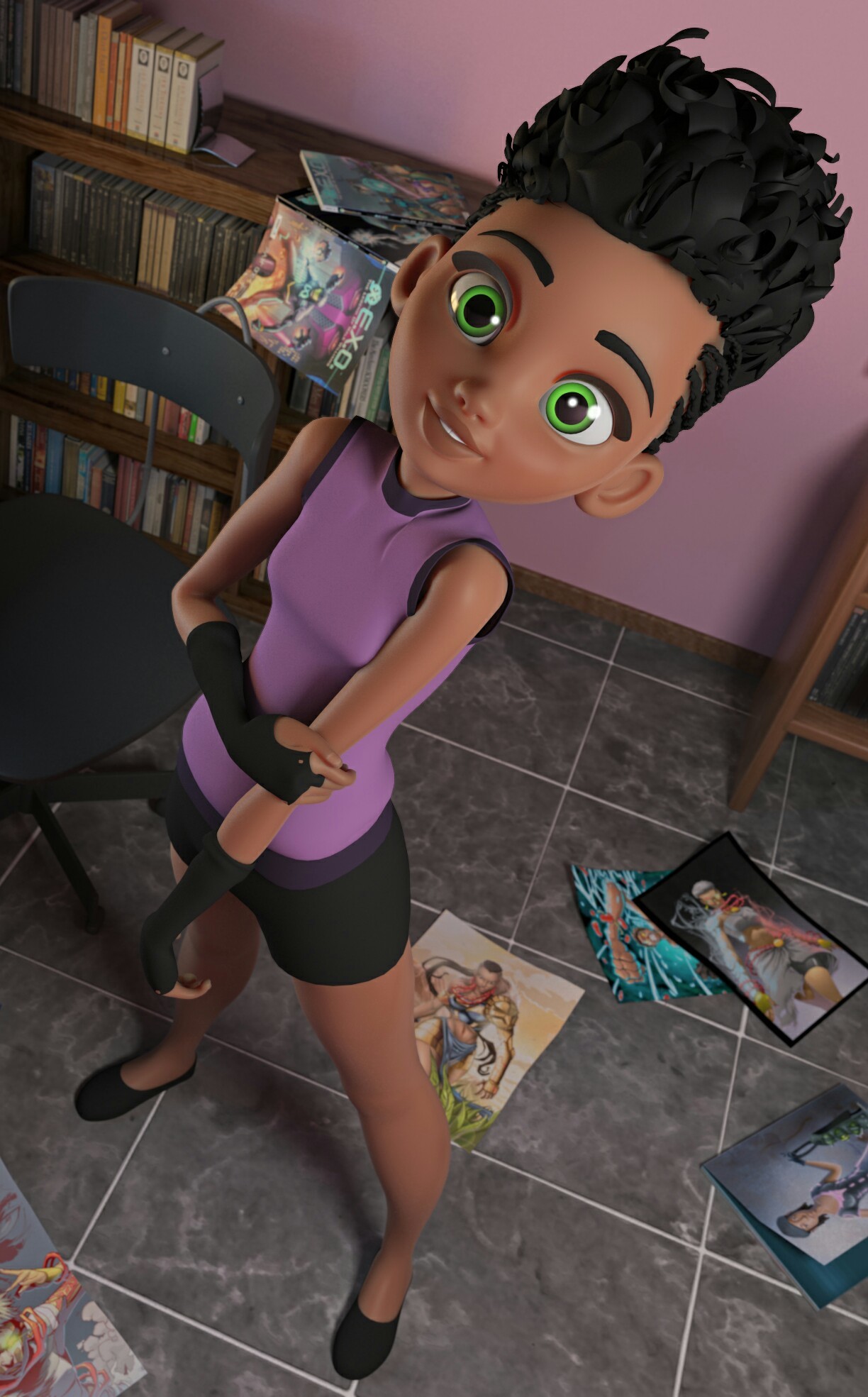 ArtStation - Animator Cute Girl