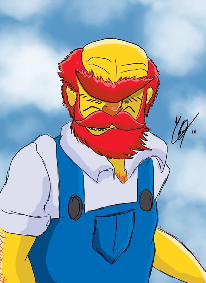 ArtStation - Sketch Groundskeeper Willie (Redesign)