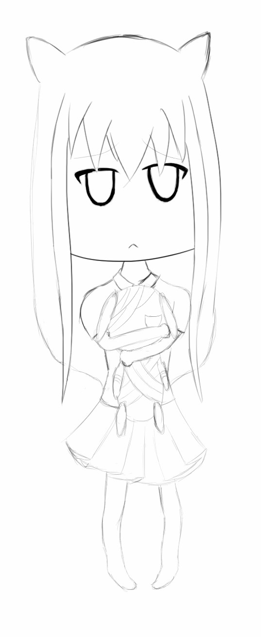 how to draw chibi ears