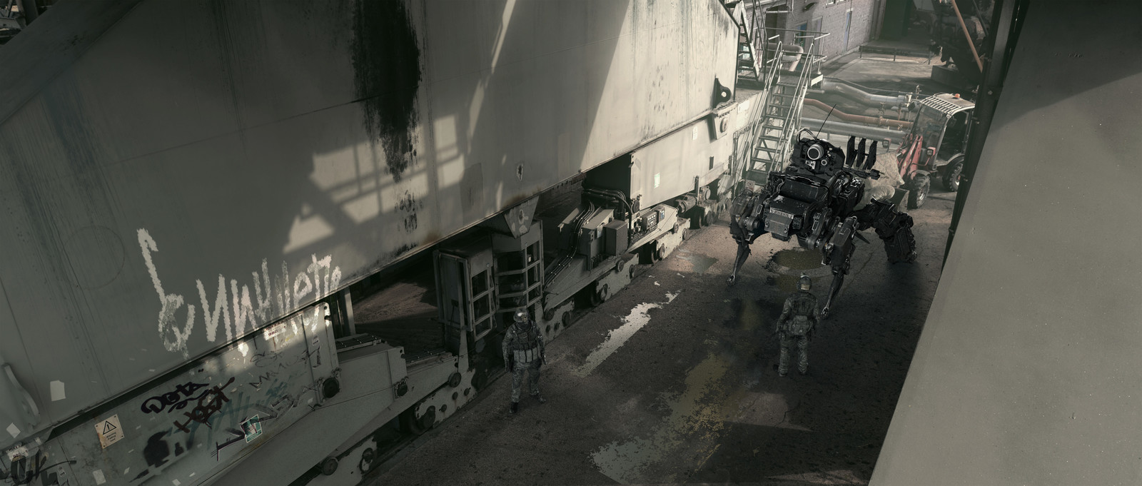 Vyle Art - Spectral Netflix Movie concept art