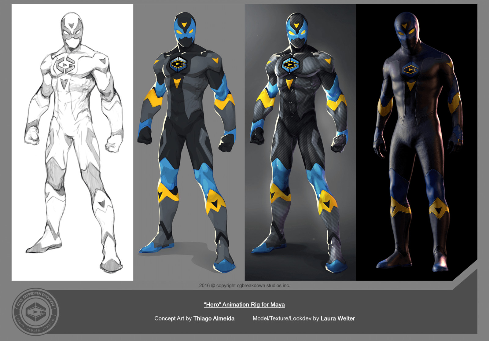 Stephen Kelloway - Hero Animation Rig