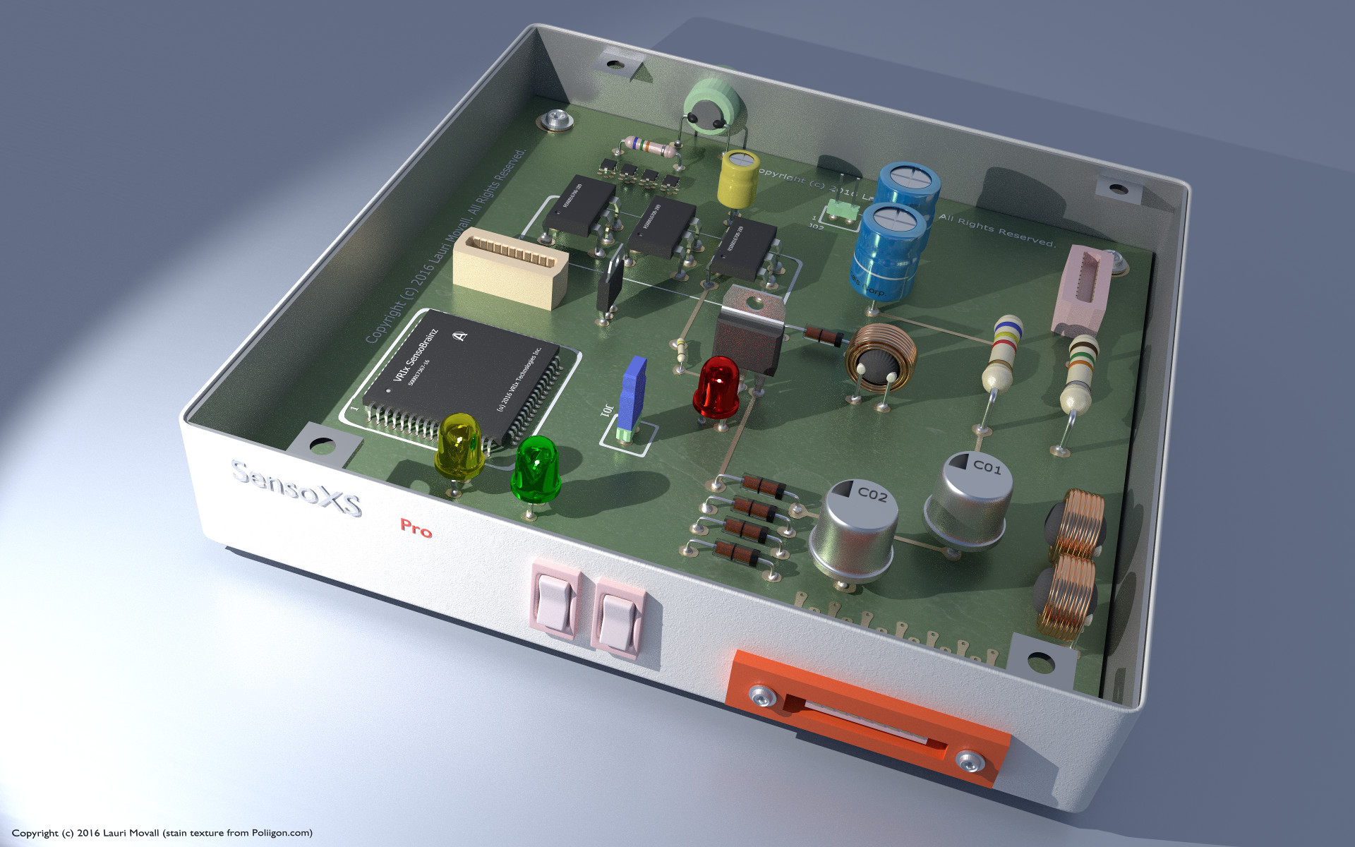 ArtStation - Electronics Rollercoaster