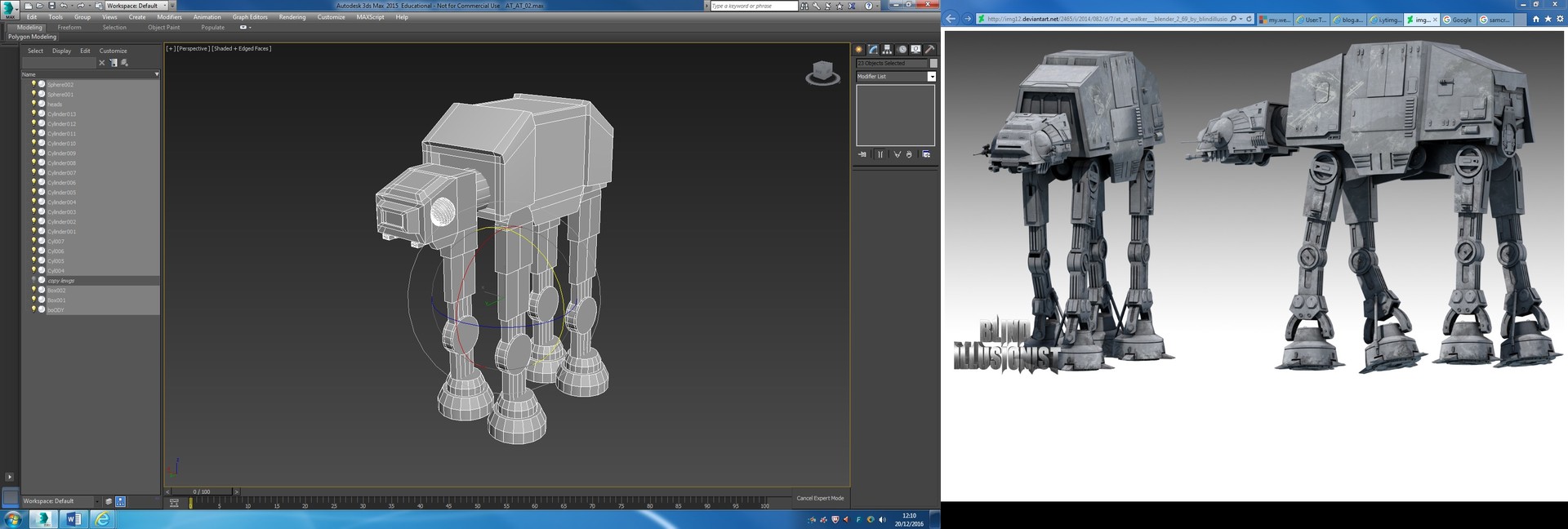 ArtStation - at-at bad boy