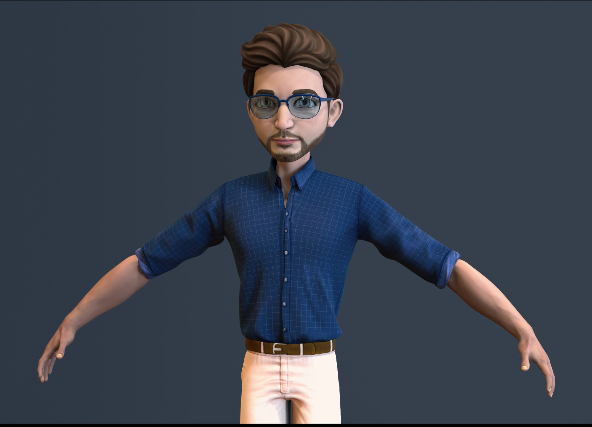 ArtStation - father cartoon style