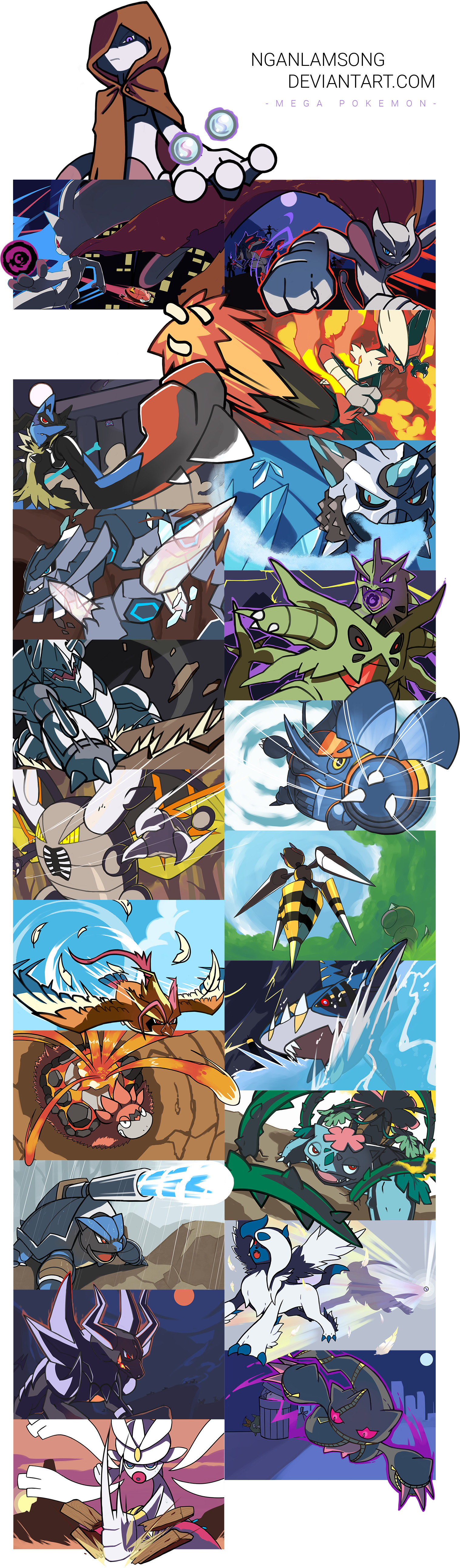 ArtStation - We are mega pokemon