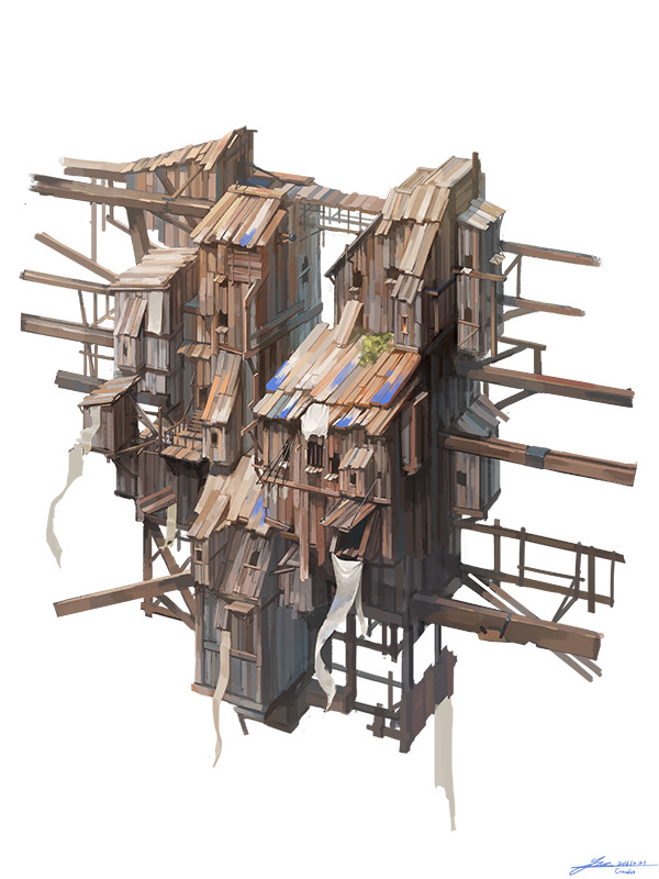 ArtStation - Stone field-structure