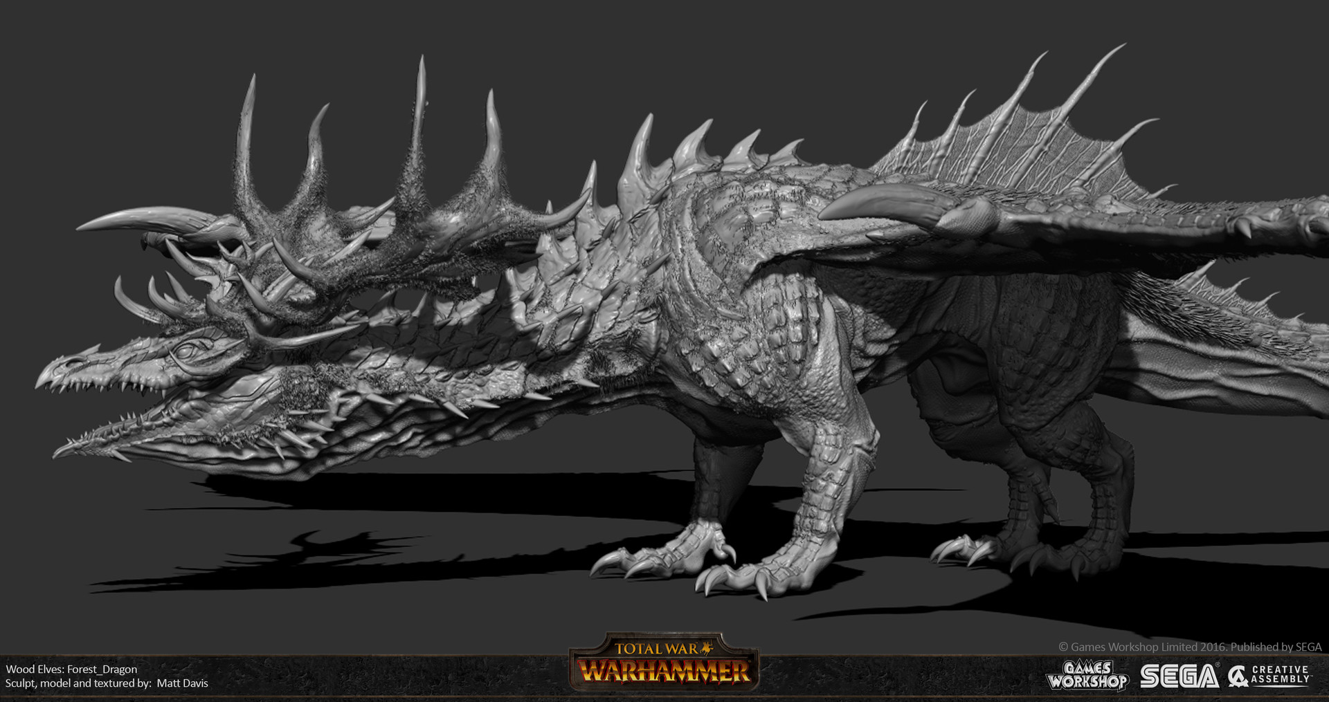 Matthew Davis - Total War: Warhammer- Forest Dragon