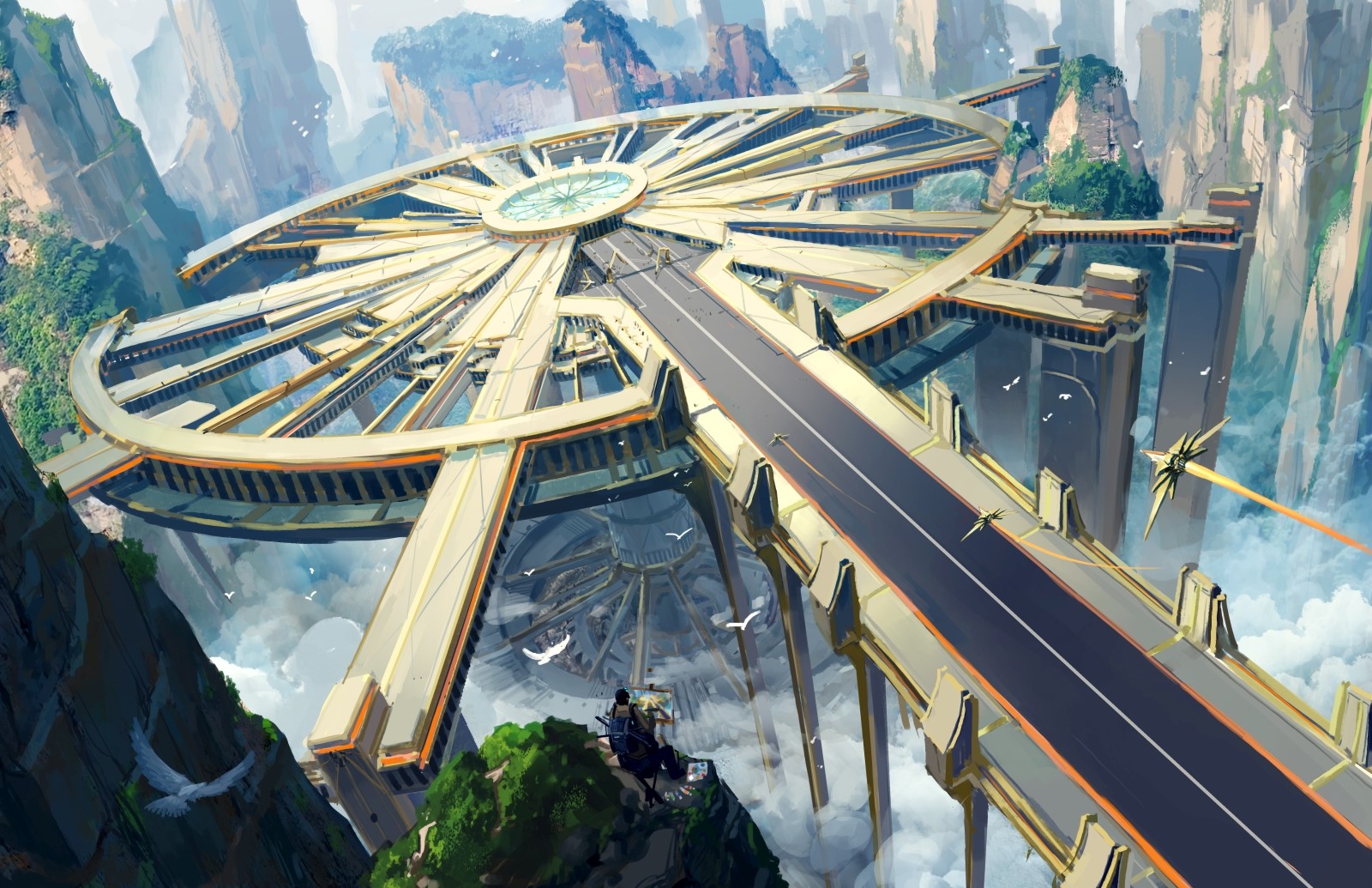 Bio Weapon Lab Exterior by Chelsea Jinxu Du : r/ImaginaryArchitecture