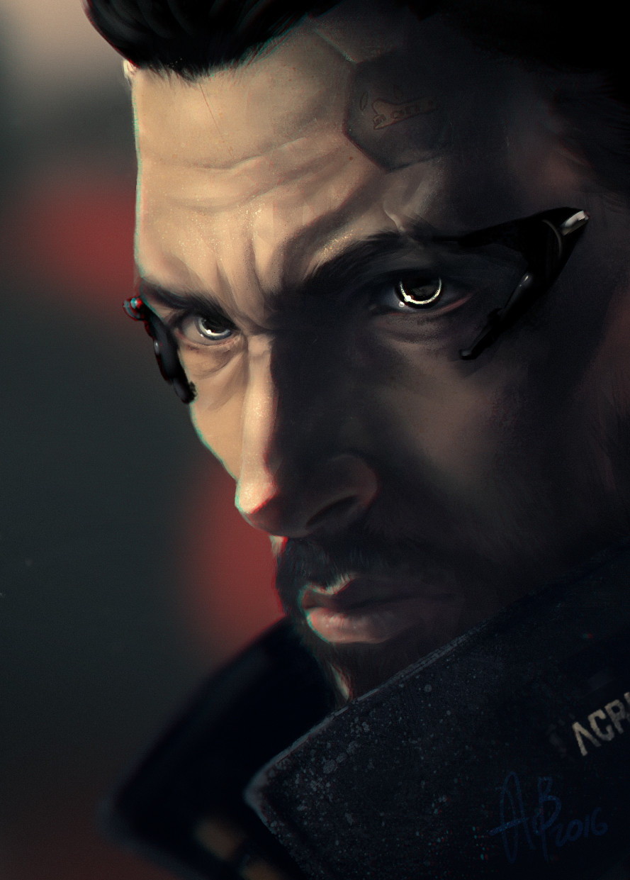 ArtStation - Adam Jensen-study