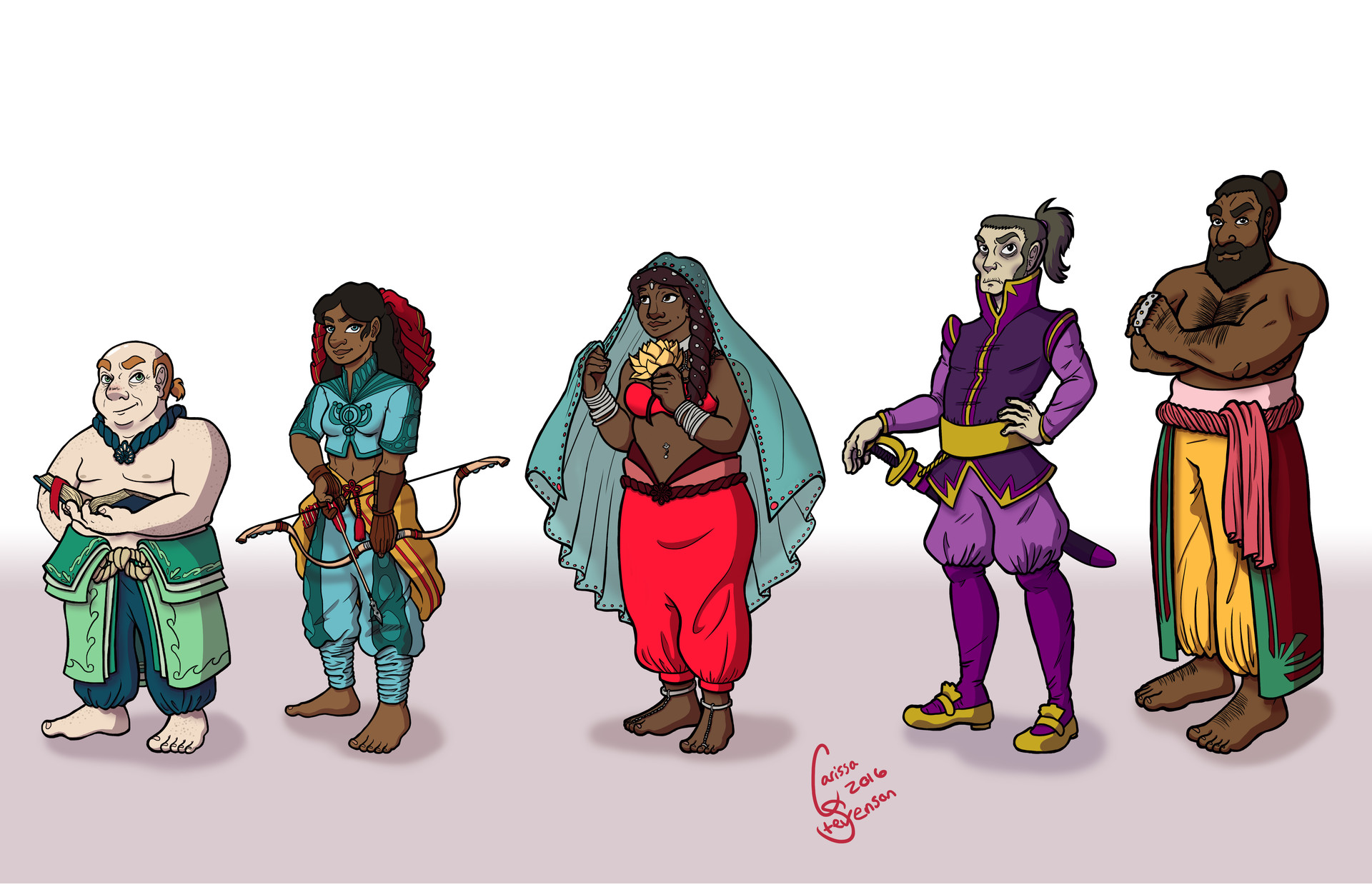 ArtStation - Tropical Robin Hood Character Design, Carissa Stevenson