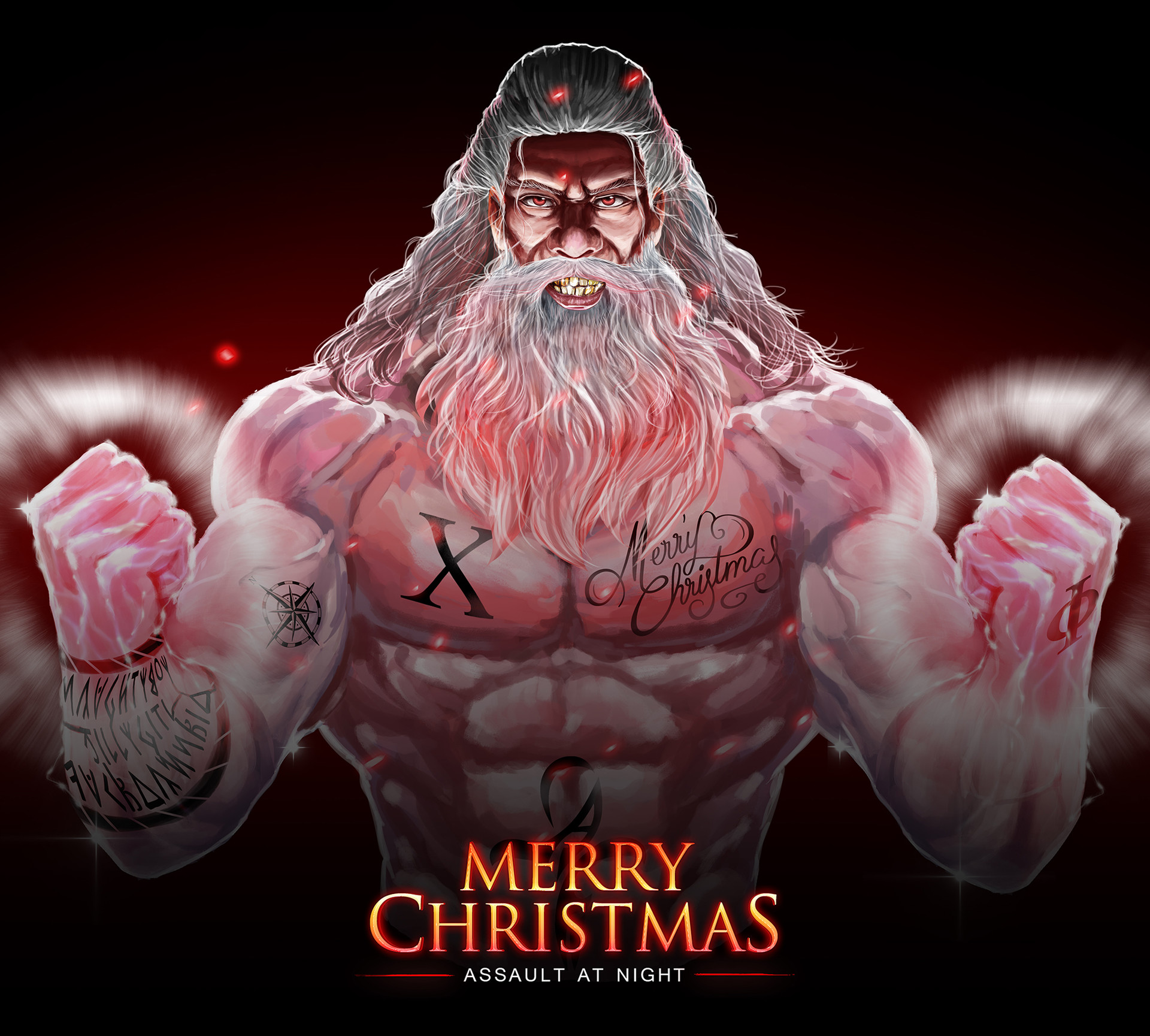 ArtStation - 2016 Dark Santa