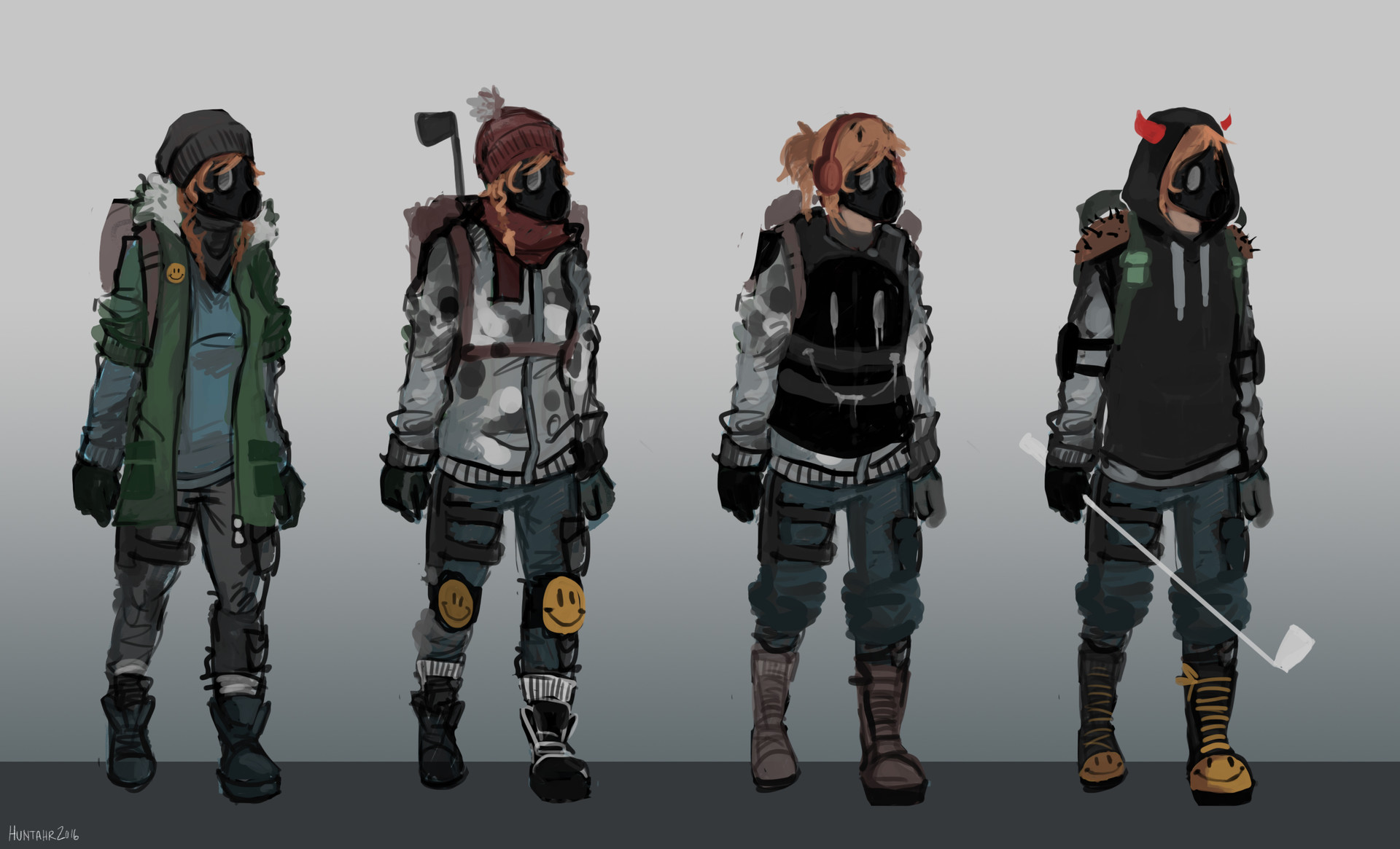 ArtStation - winter outfit concepts, Karina Roters