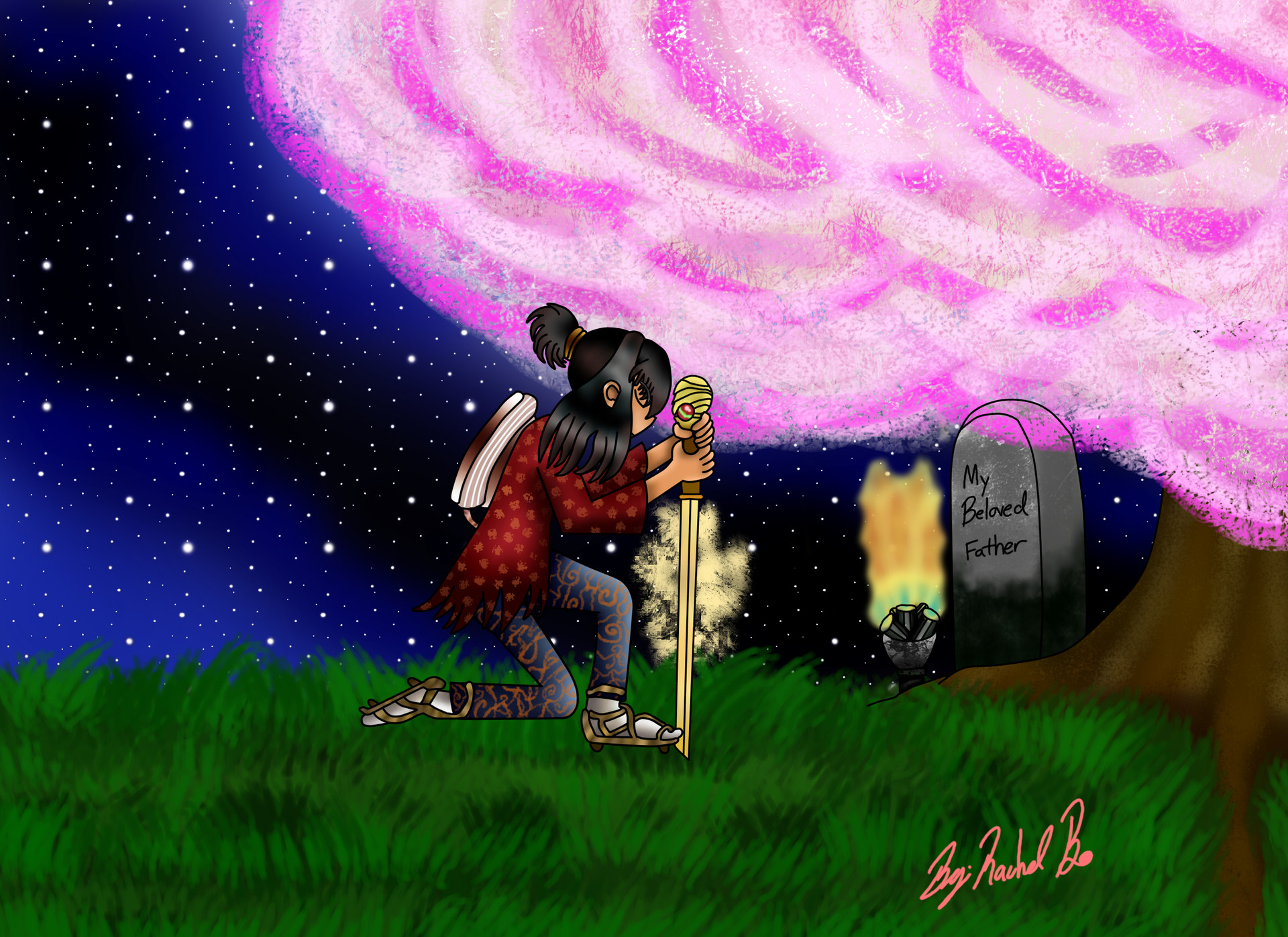 ArtStation - Kubo Honoring My Beloved Father