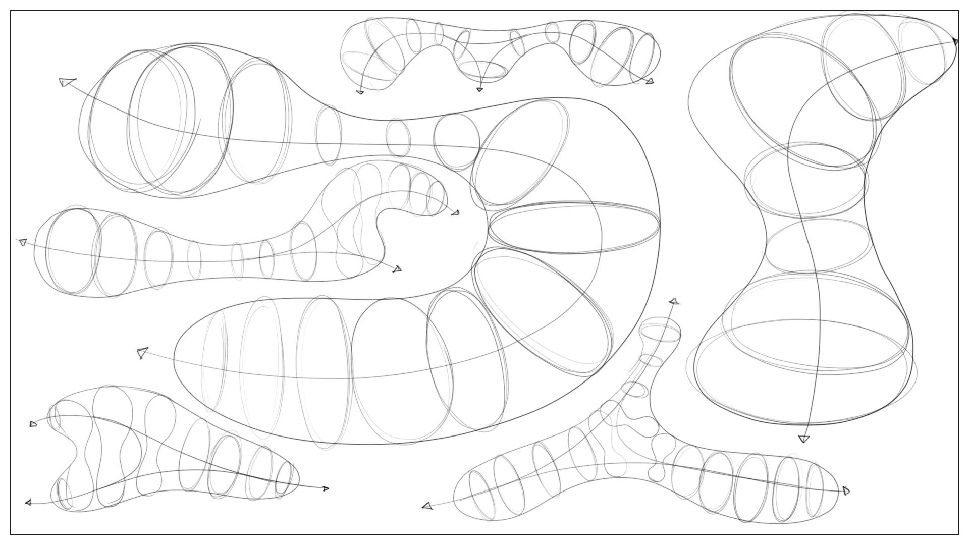 CrashHermit - Organic Forms With Contour Ellipses