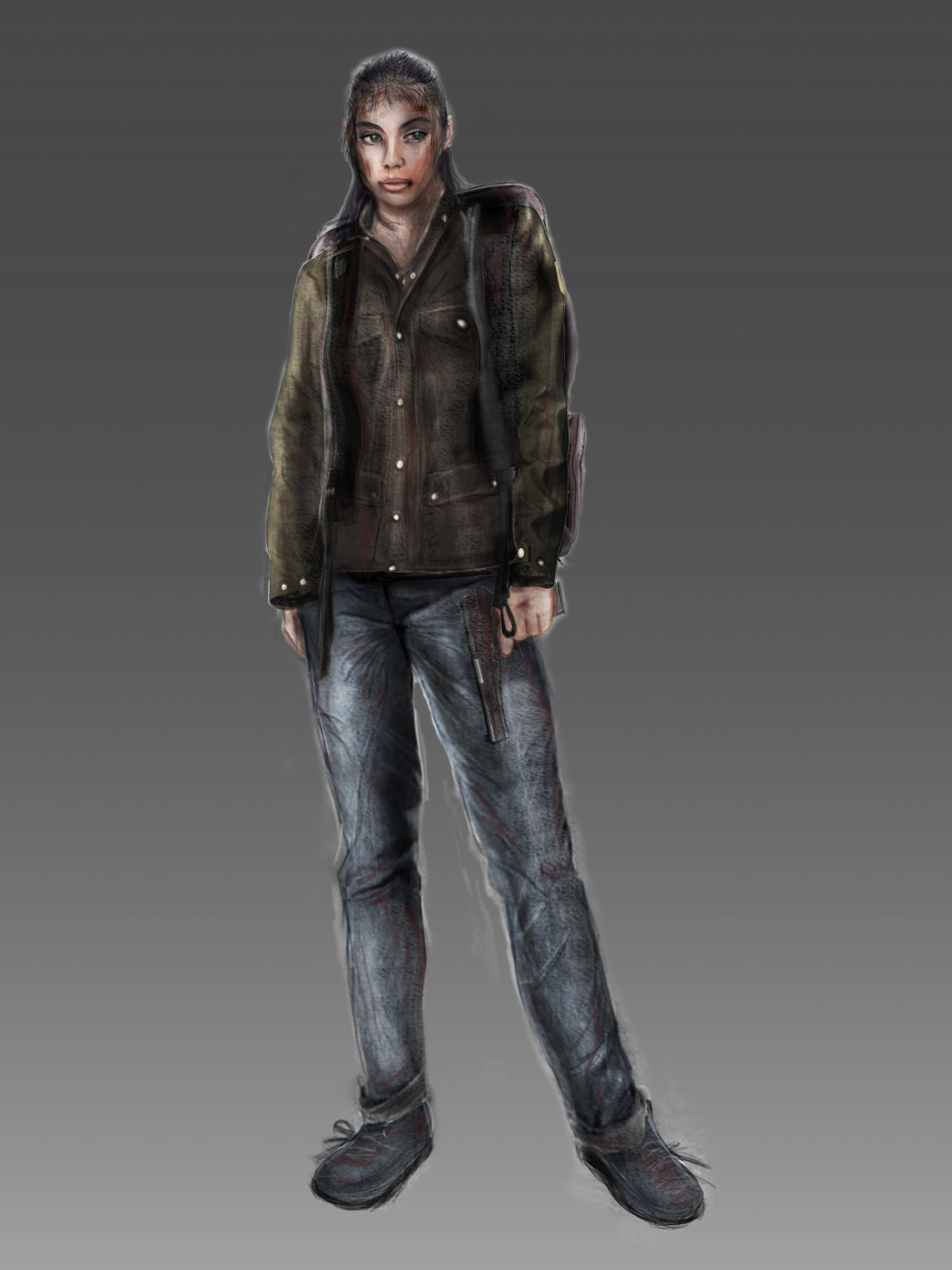 ArtStation - Female Post Apocalypse Concept