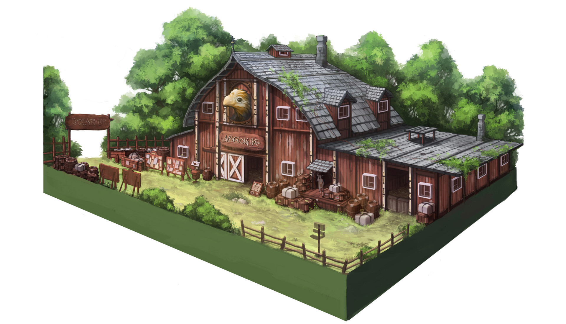 ArtStation - Town Moving Station