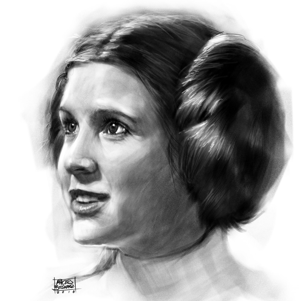 ArtStation - Carrie Fisher