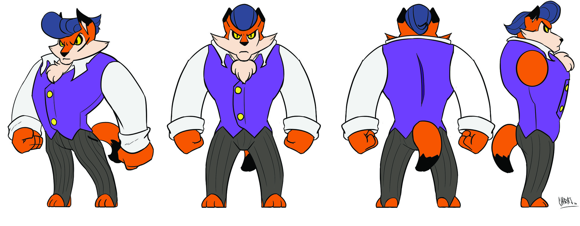 ArtStation - Fox Character Turnaround