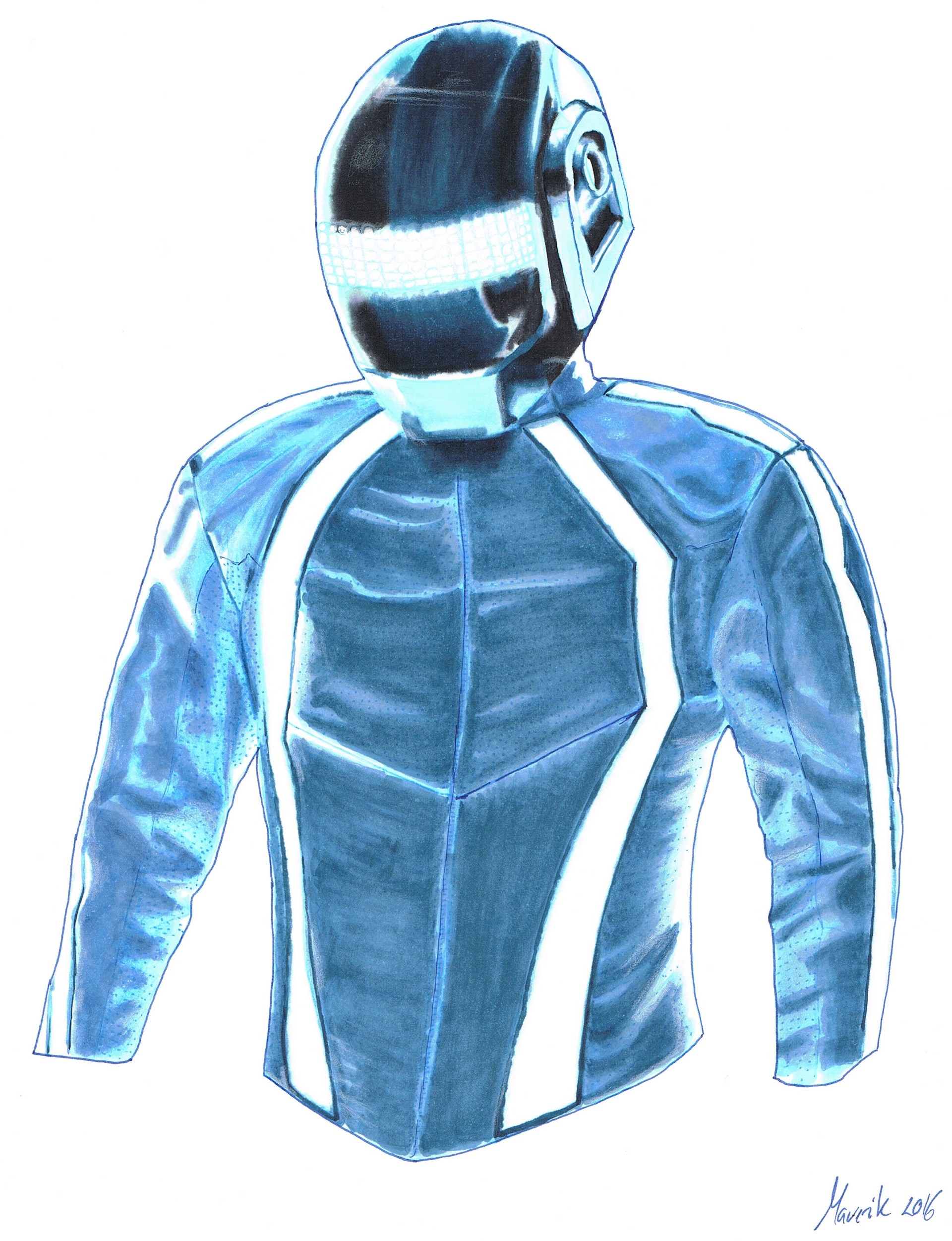 ArtStation - Daft Punk from Tron Legacy