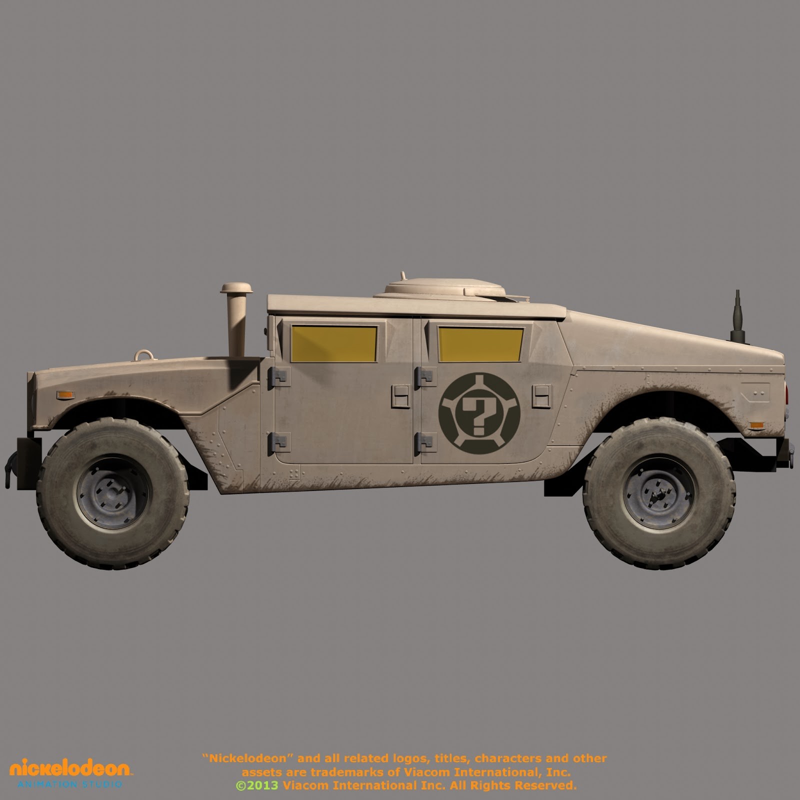 ArtStation - Monsters Vs Aliens Humvee