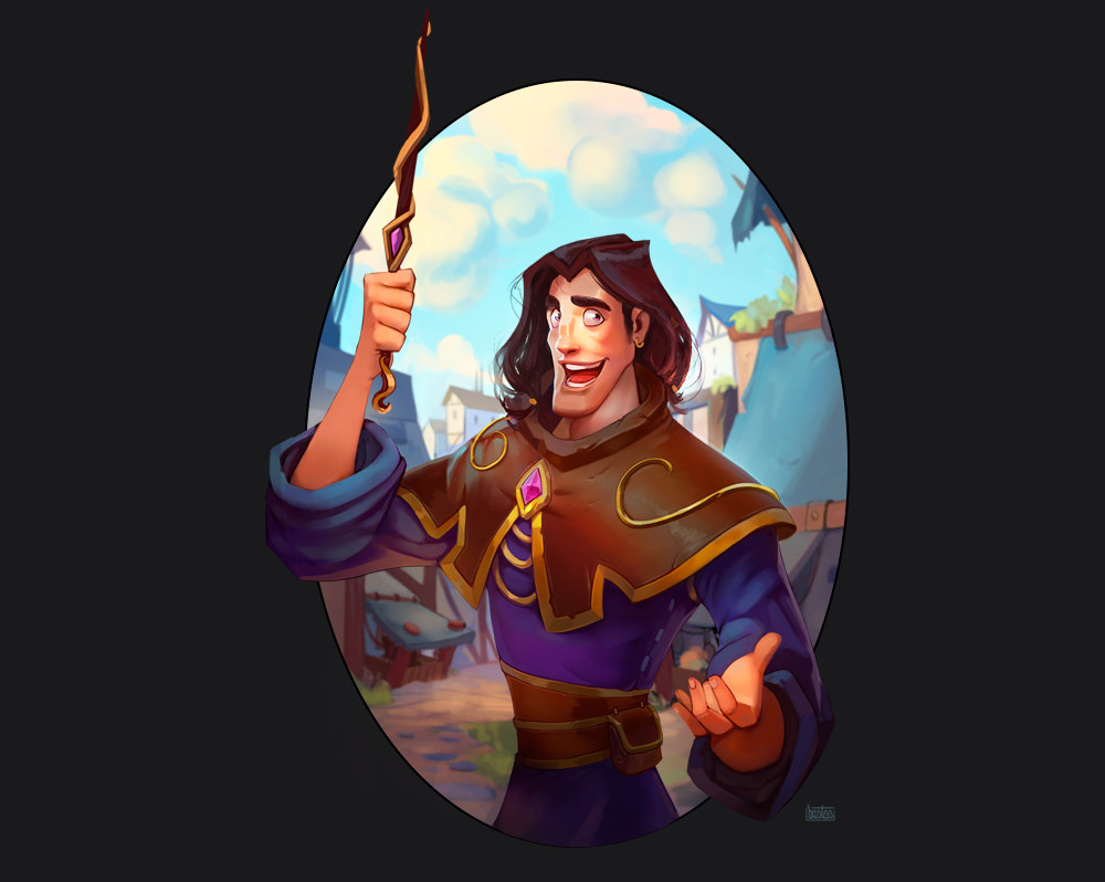 ArtStation - Wizard From the Village