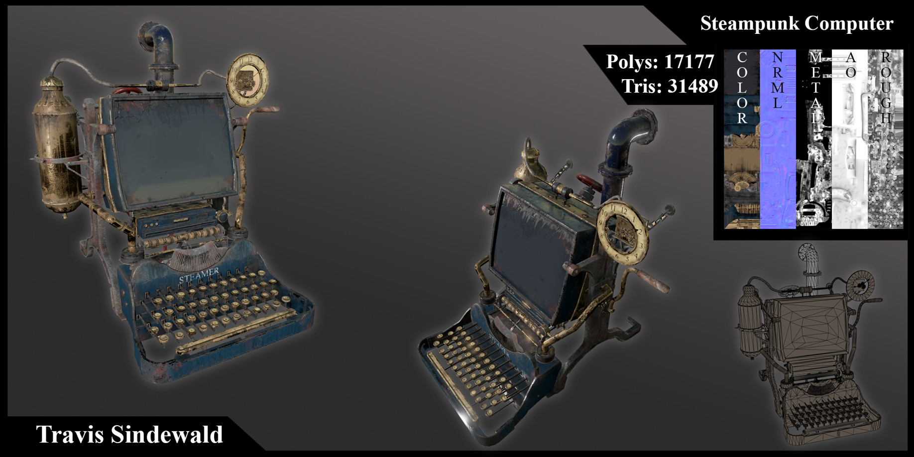 ArtStation - Steampunk Console
