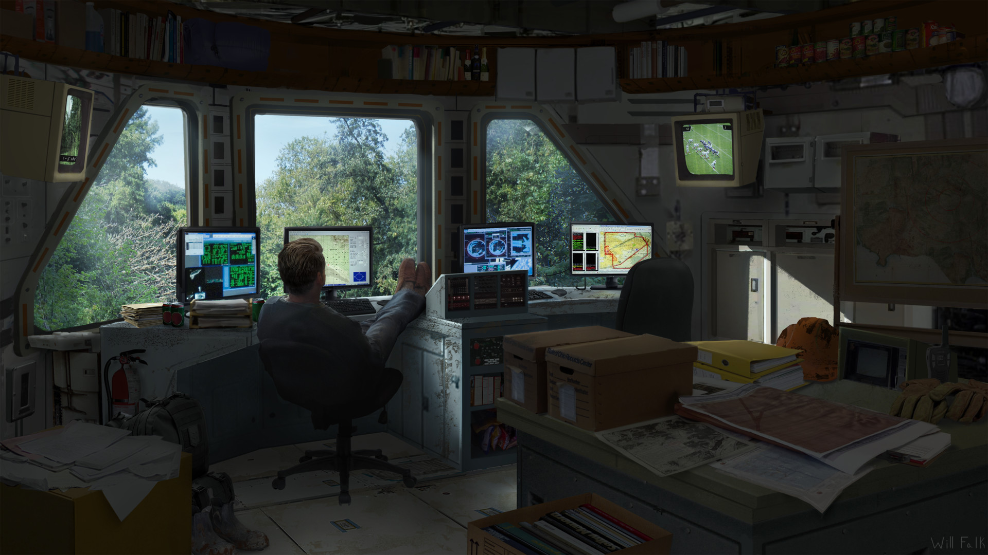 ArtStation - Outpost Interior