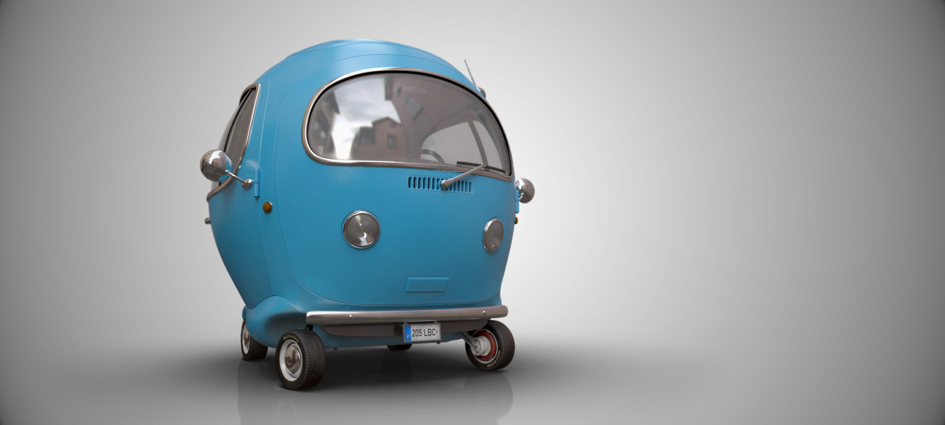 ArtStation - The Little Blue Car