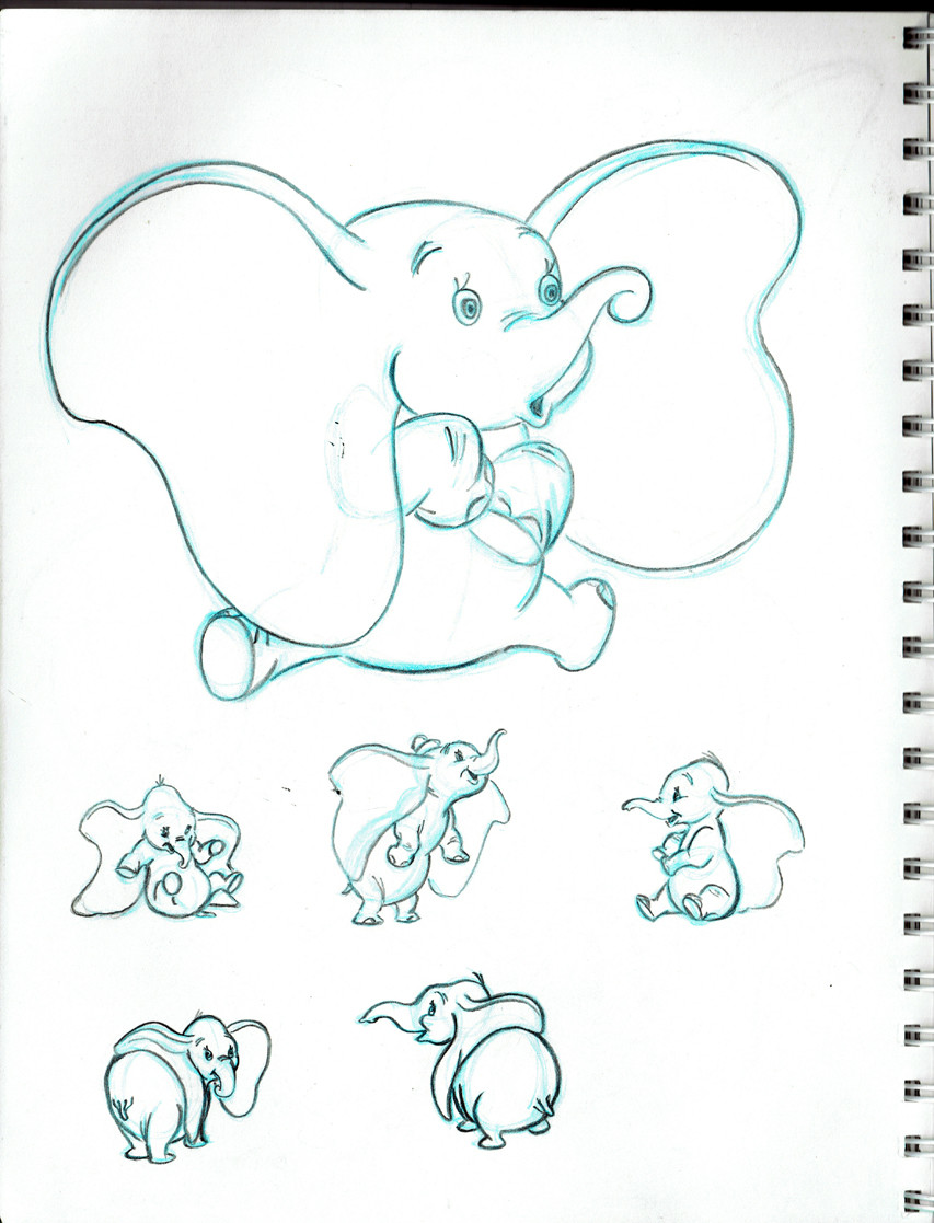 dumbo drawing easy