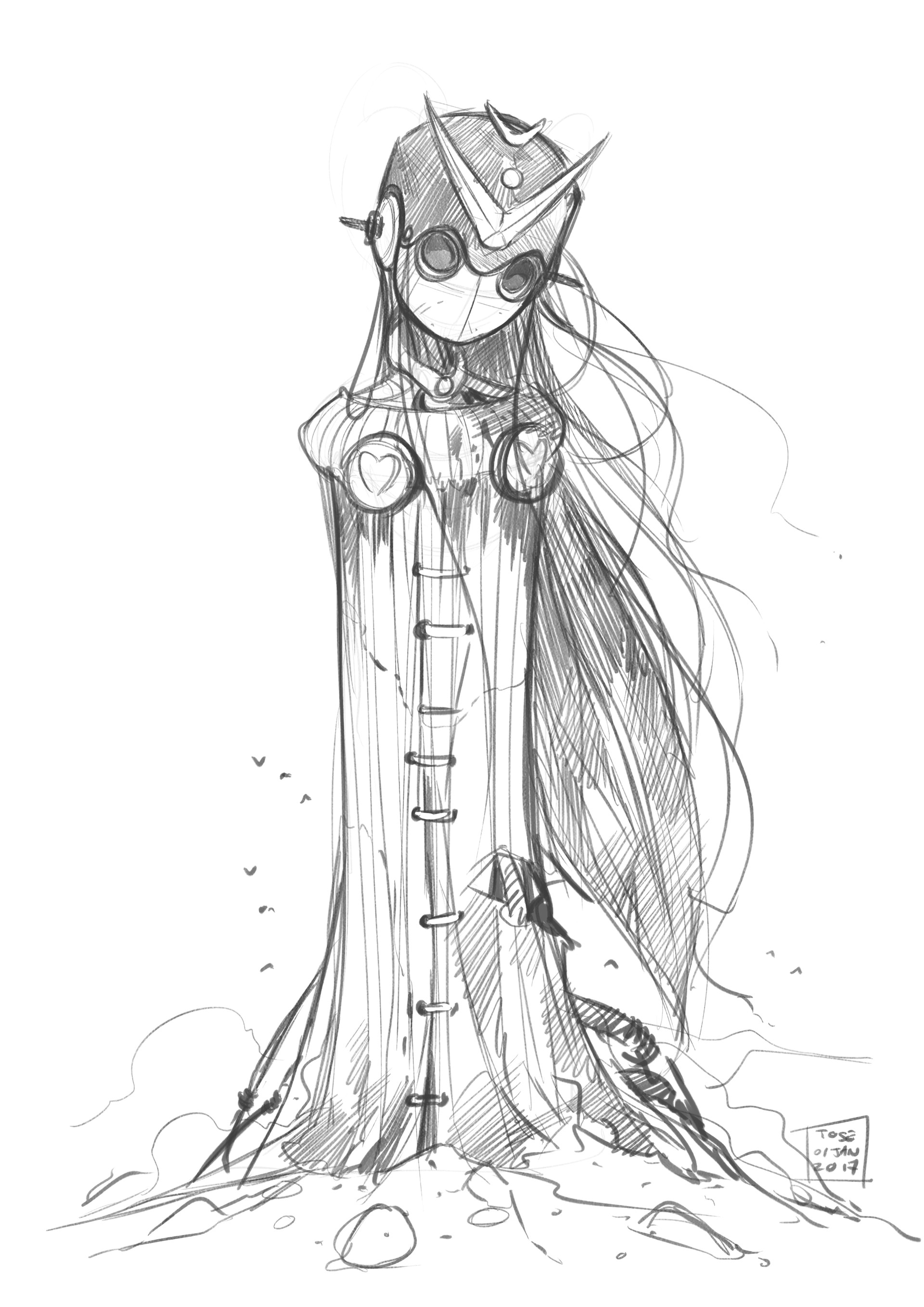 ArtStation - 2017 first sketch