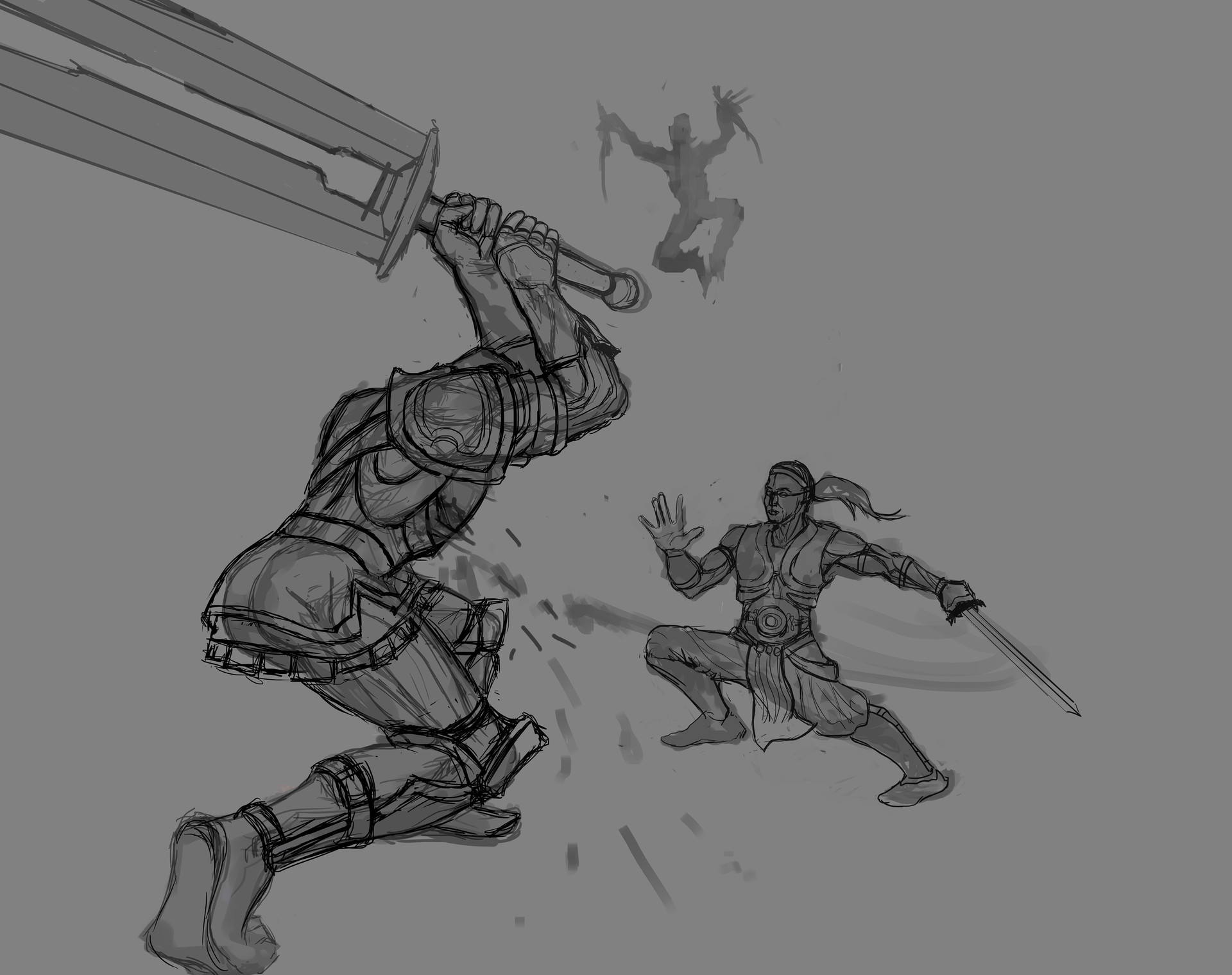 how to draw shadow fight shadow