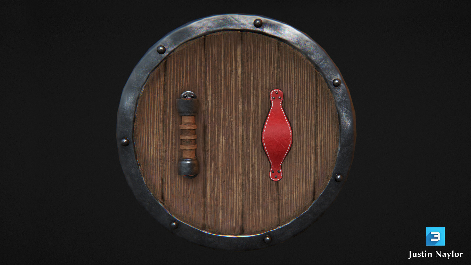 Justin Naylor - PBR Shield (Game Ready)