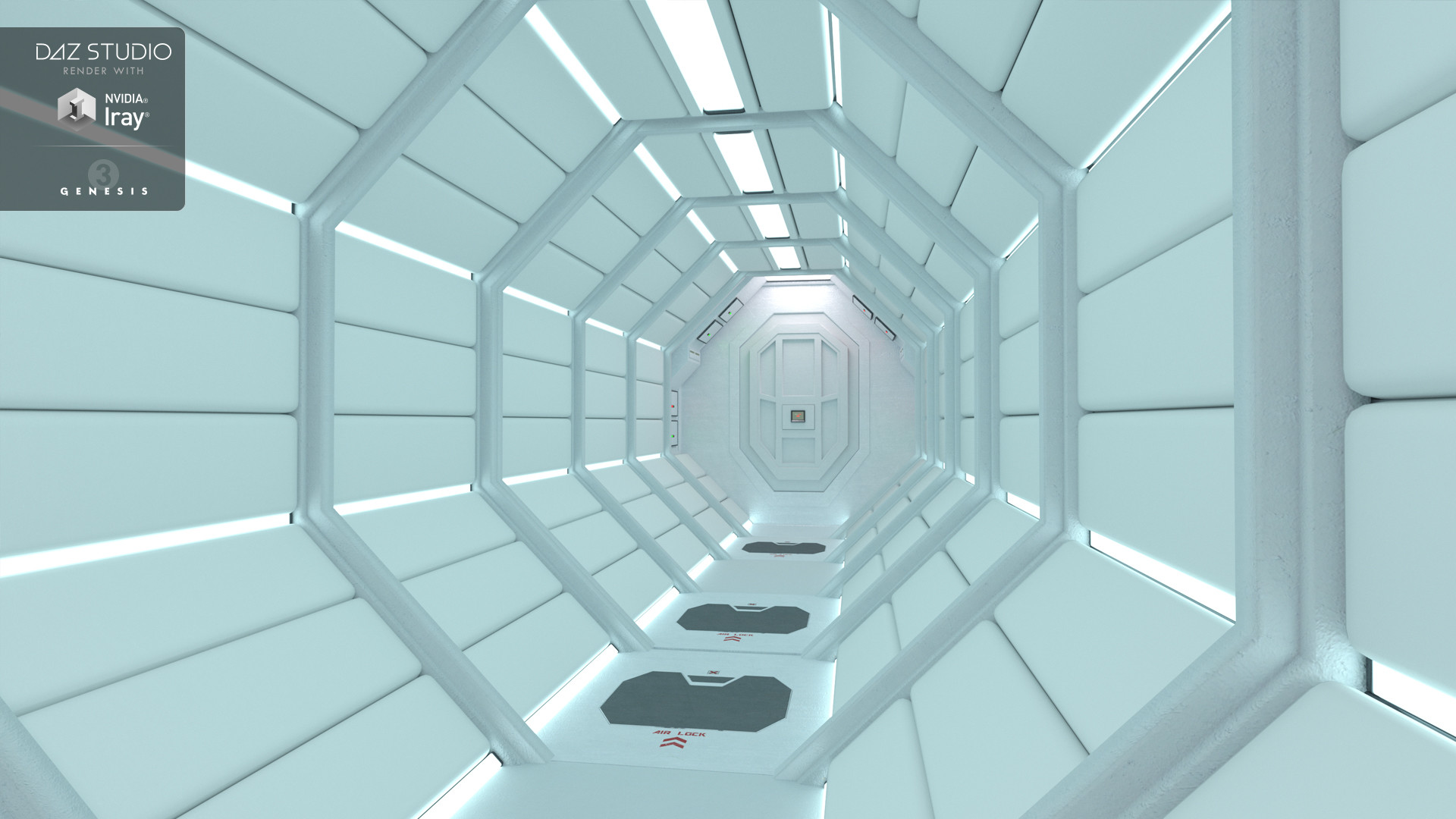 ArtStation - Echo Lima Station Halls