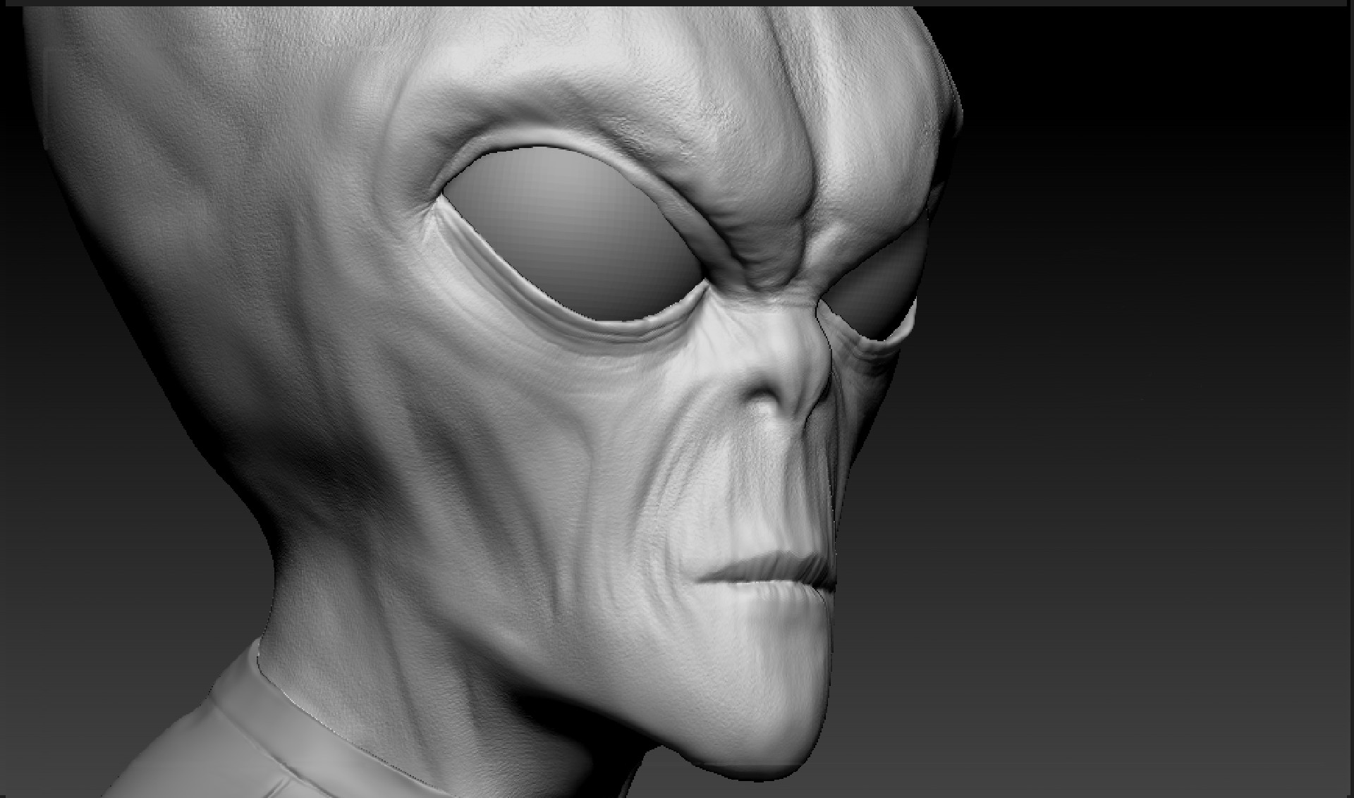 ArtStation - Frank, your typical Grey Alien