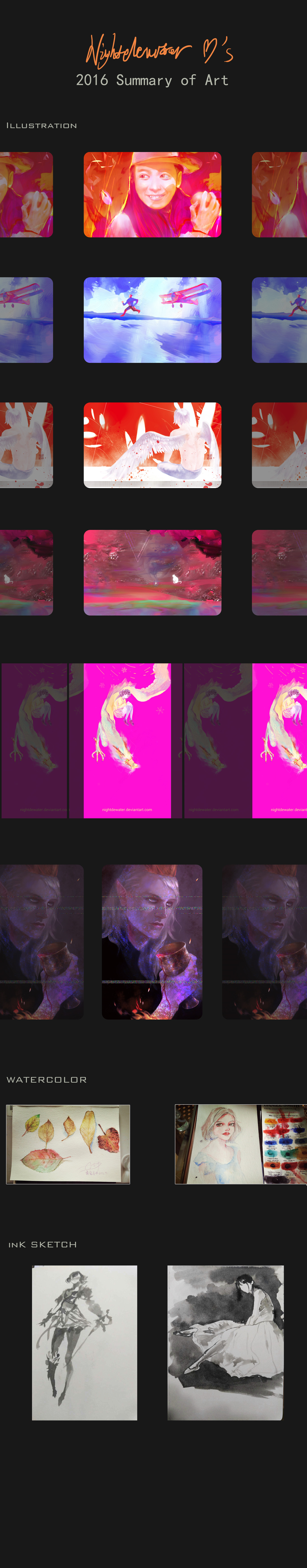 ArtStation - MY 2016 ART SUMMARY
