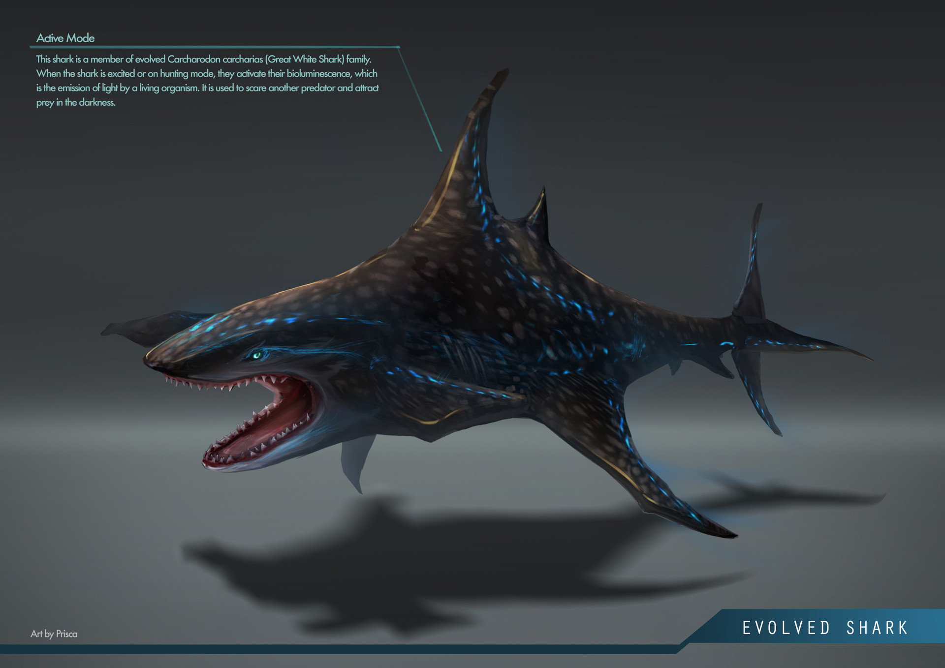 ArtStation - Evovlved Shark