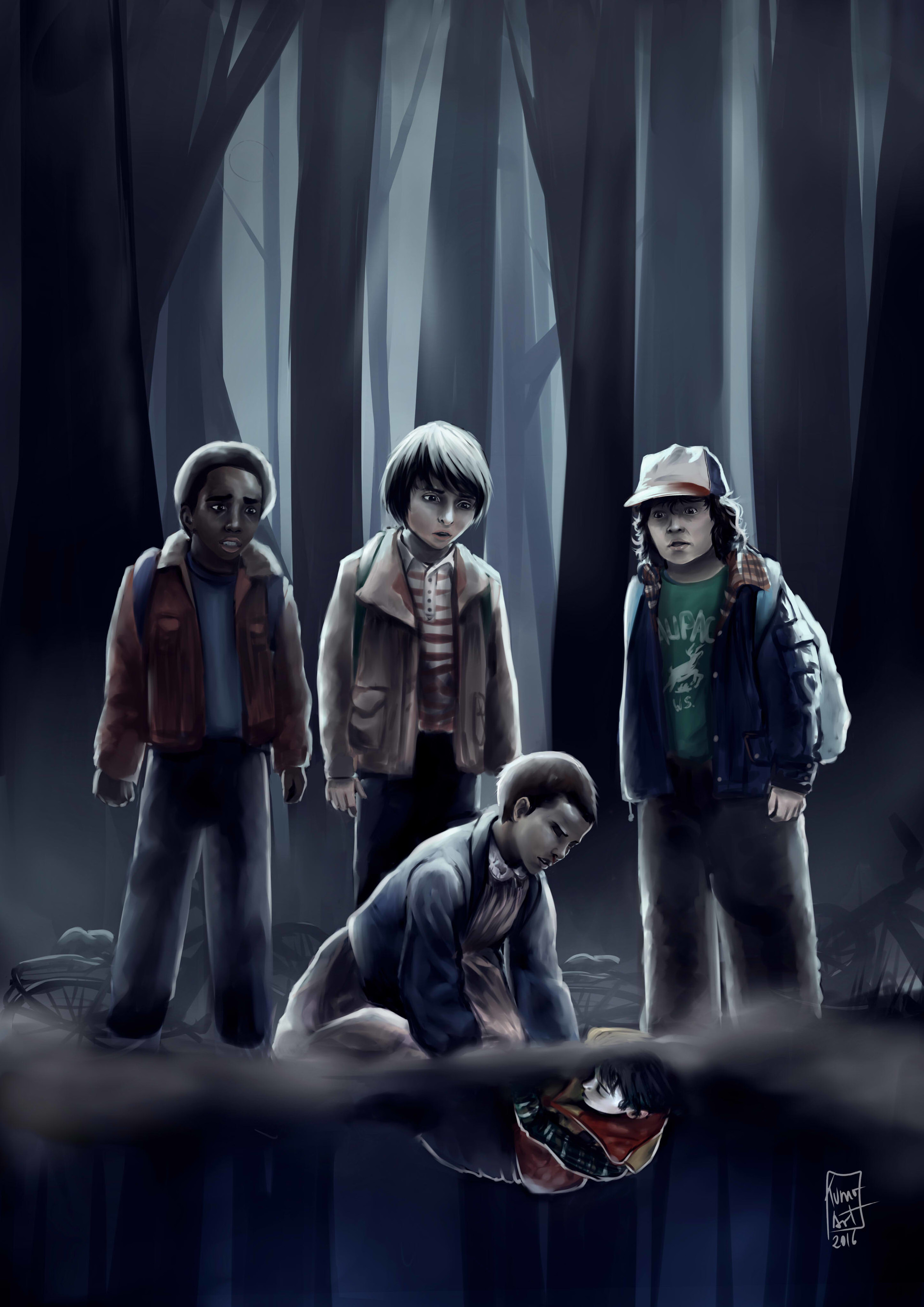 ArtStation - Stranger Things