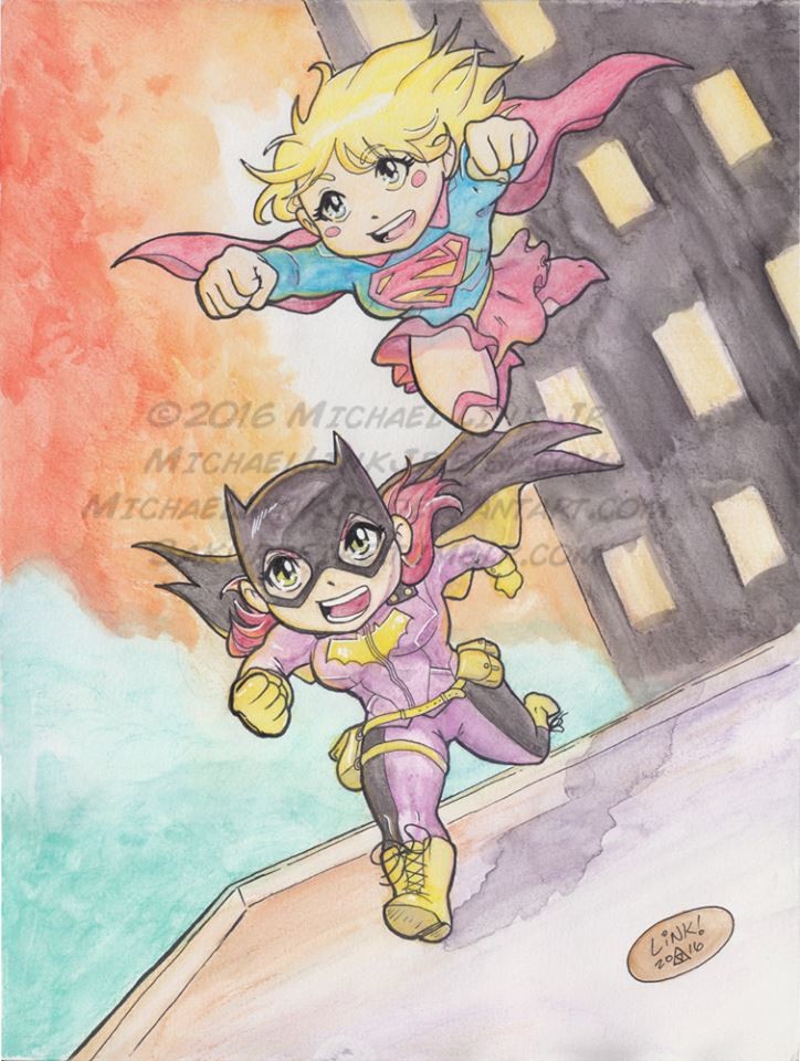 ArtStation - Chibi/SD Superheroes (Traditional)