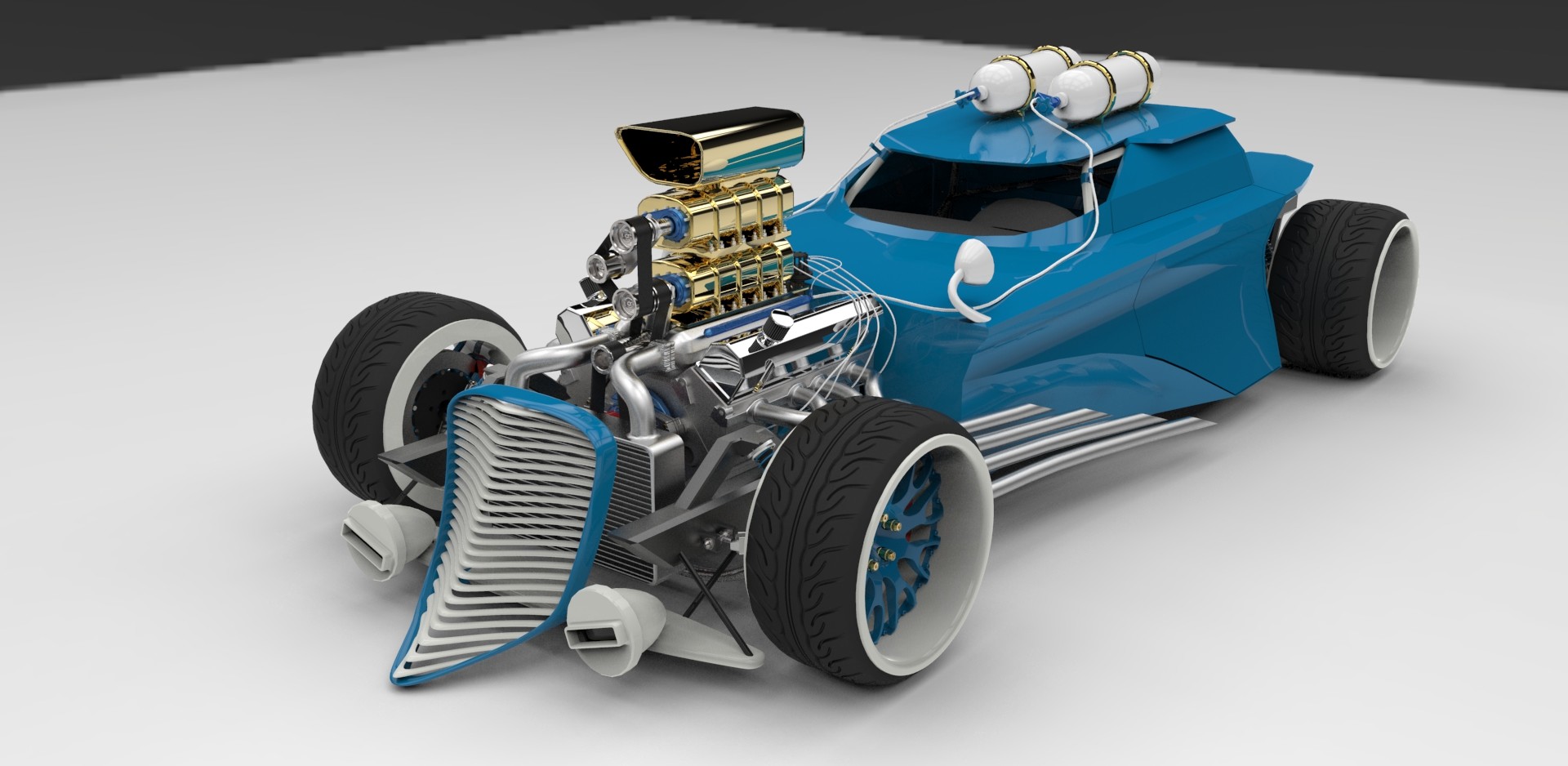 Gary Gu - Custom Hot Rod concept (school project 2013)