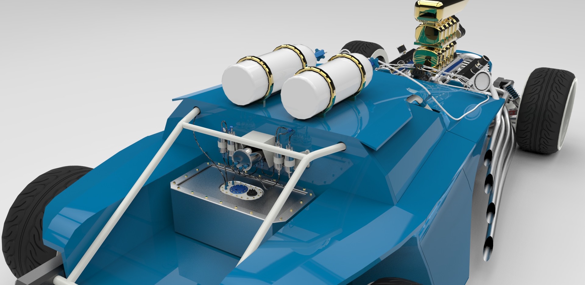 Gary Gu - Custom Hot Rod concept (school project 2013)