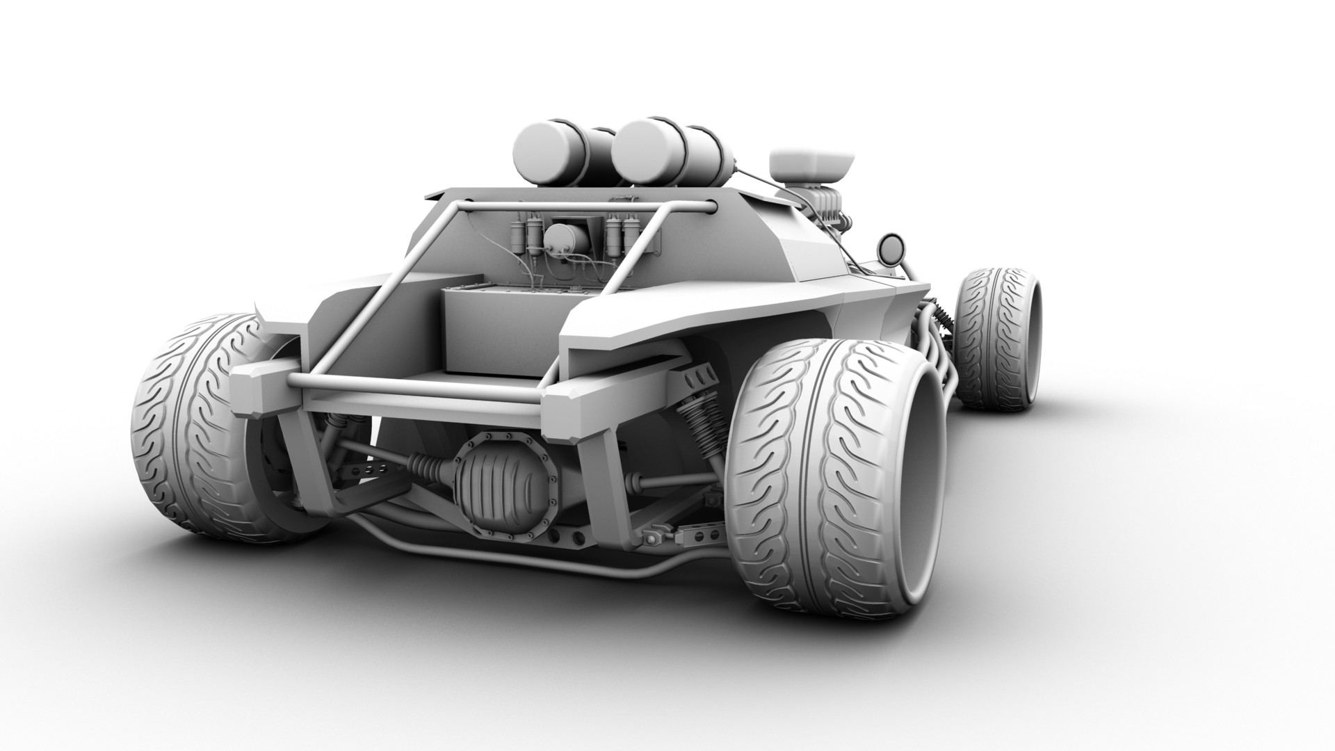 Gary Gu - Custom Hot Rod concept (school project 2013)
