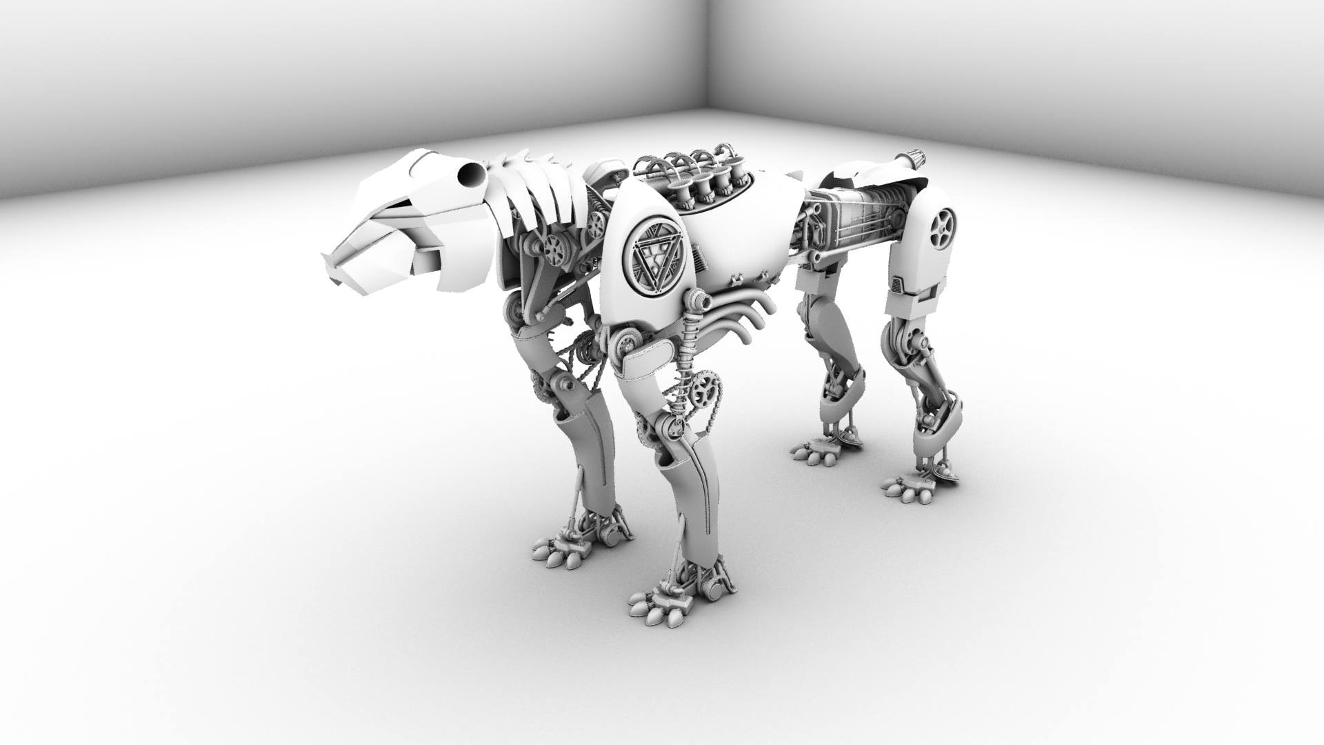 Gary Gu - SteamPunk Racing Panther concept (2013)