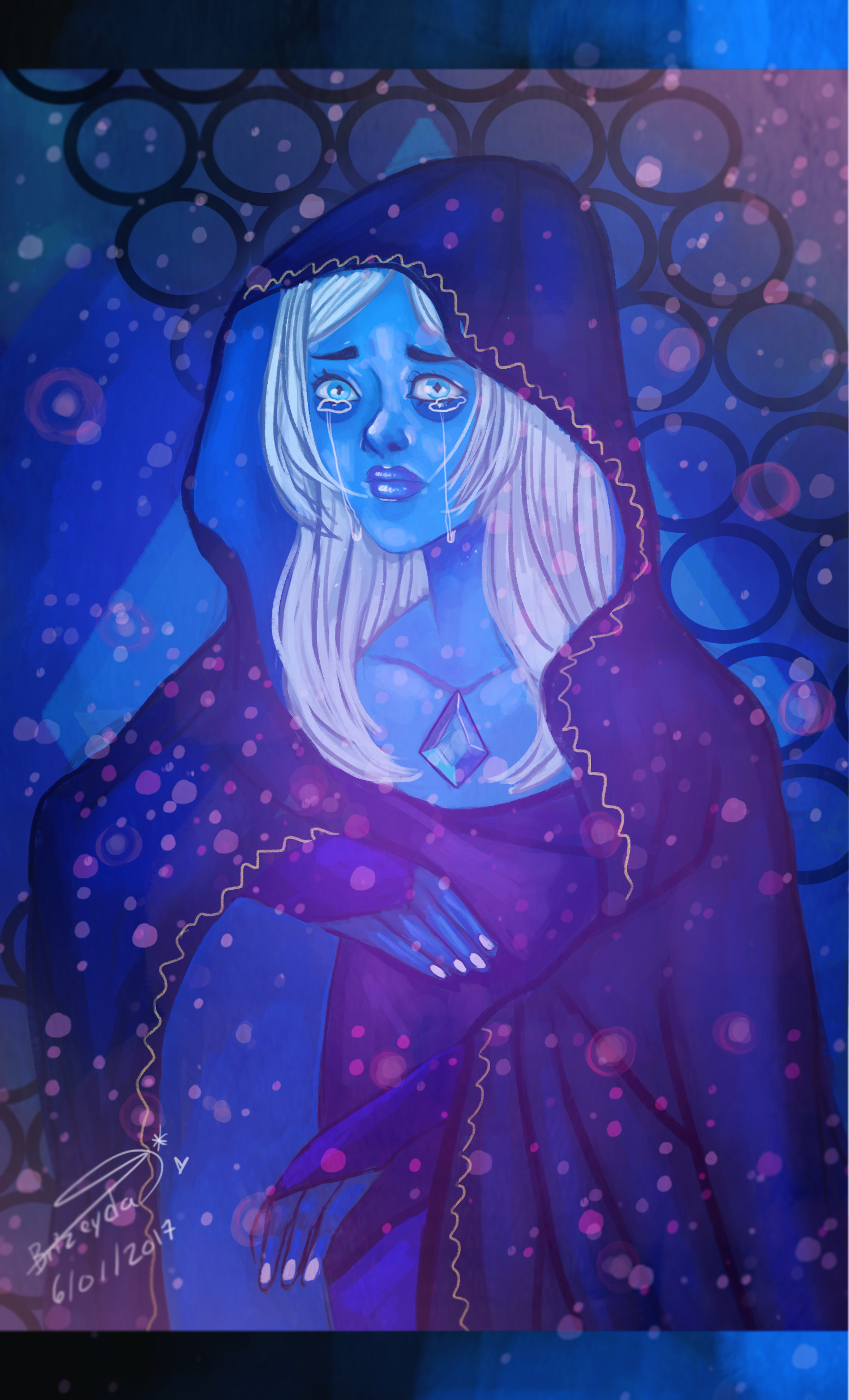 ArtStation - Blue DIamond feeling sadness-Steven Universe