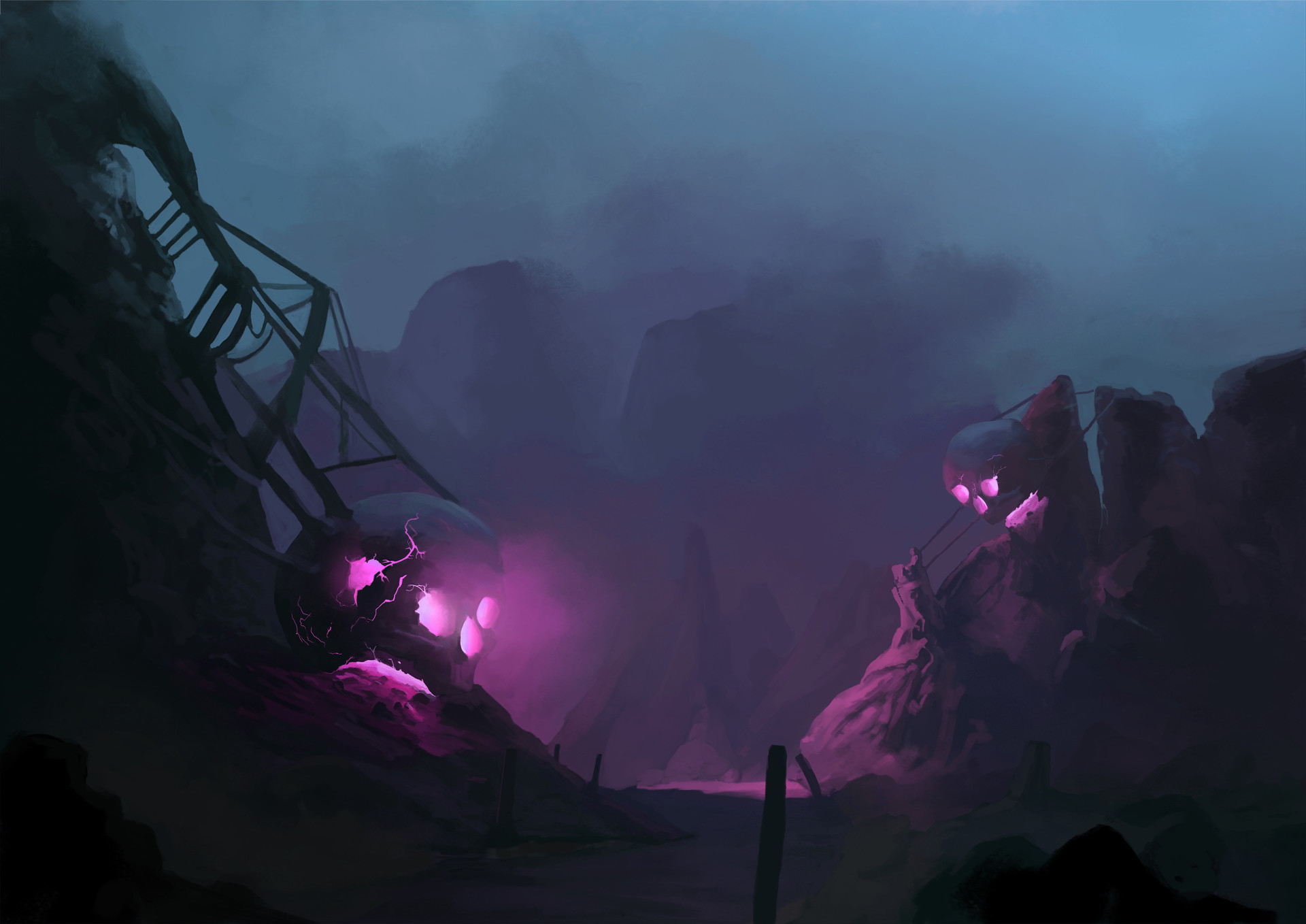 ArtStation - Candescent skulls