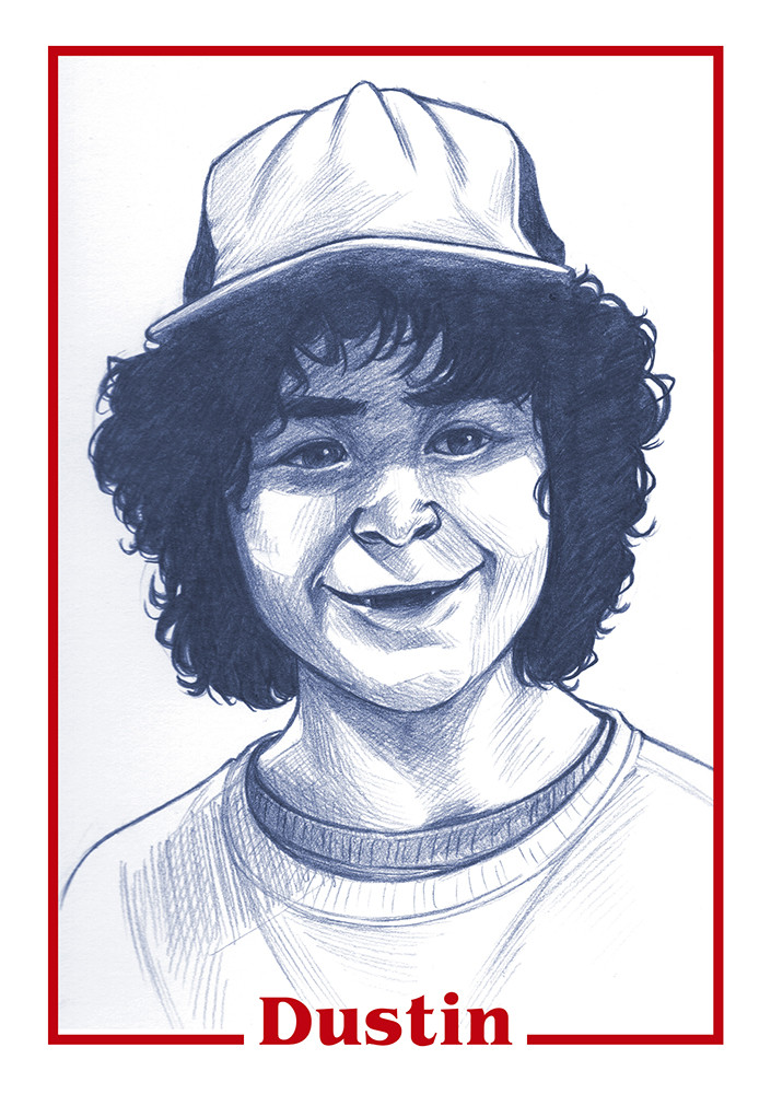 ArtStation - Dustin - Stranger Things