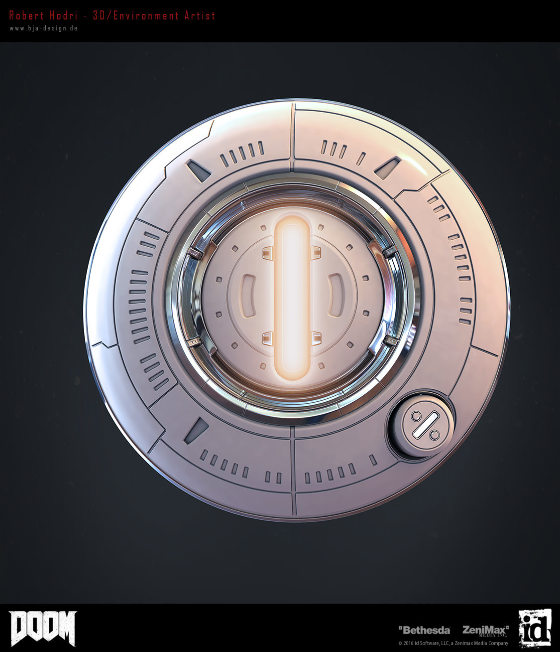 ArtStation - DOOM DLC2 light prop