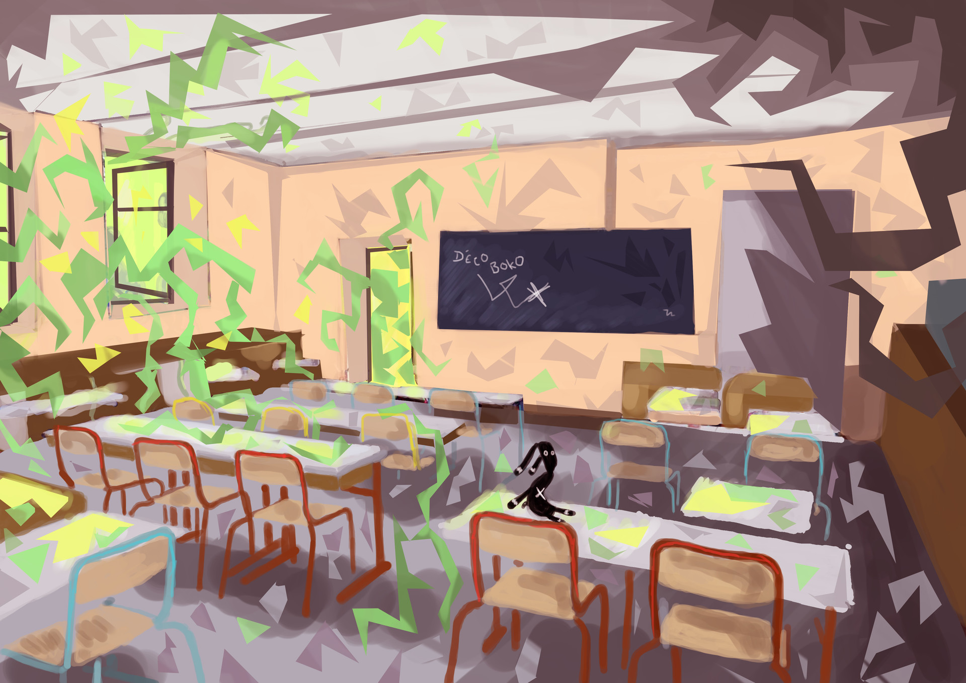 ArtStation - classroom